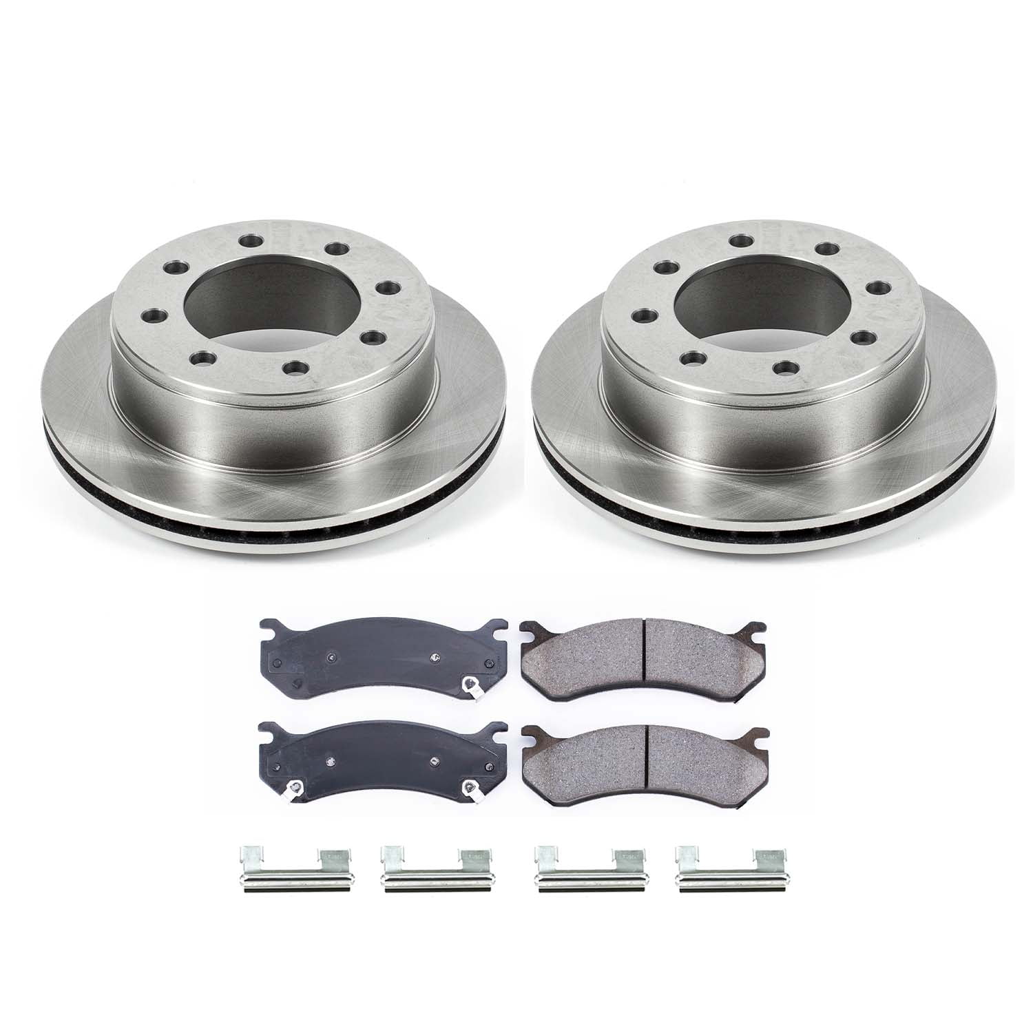 Ultimate Brakes Rear Semi-Metallic Brake Pad and Rotor Kit with ...