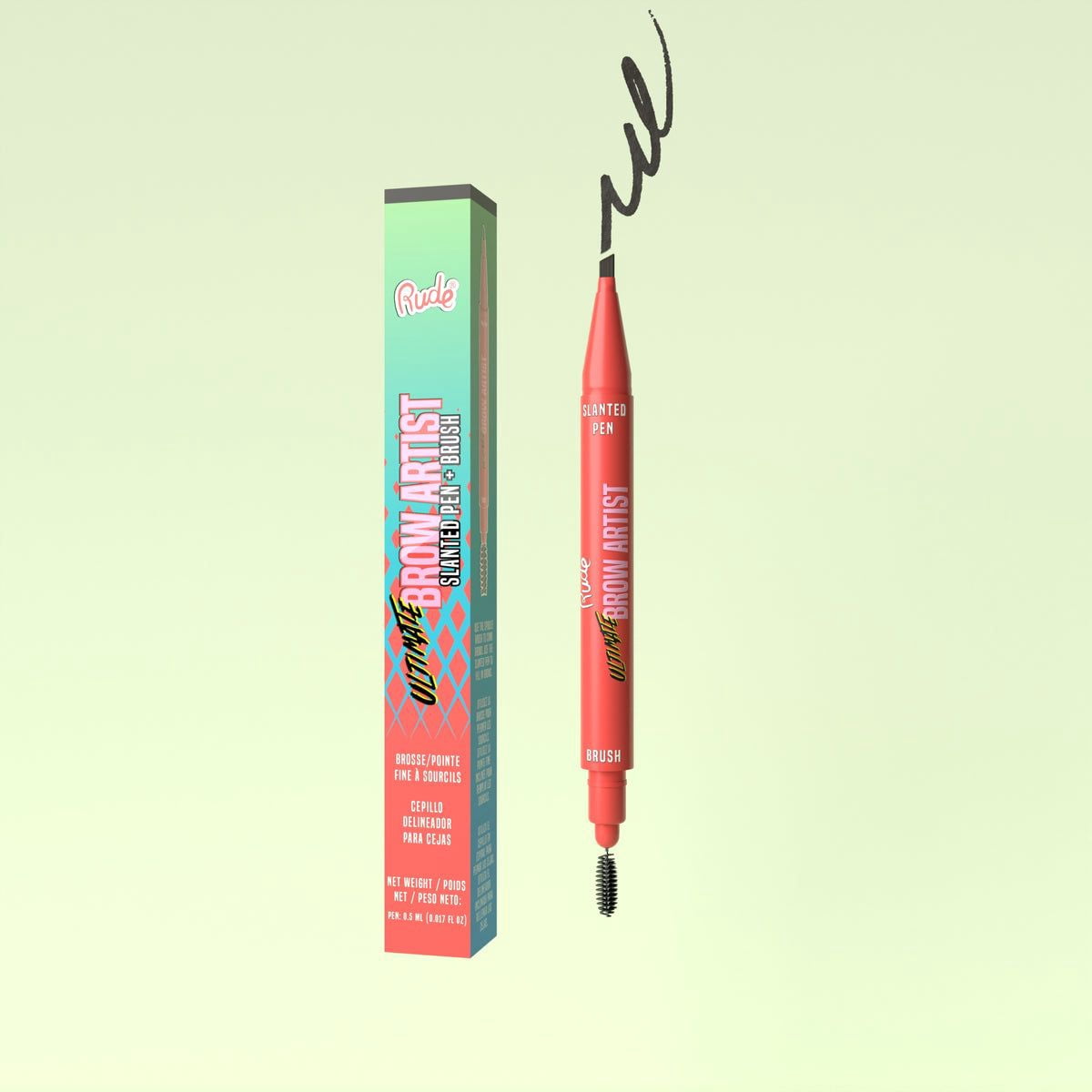 Ultimate Brow Artist Slanted Pen And Brush - Walmart.com