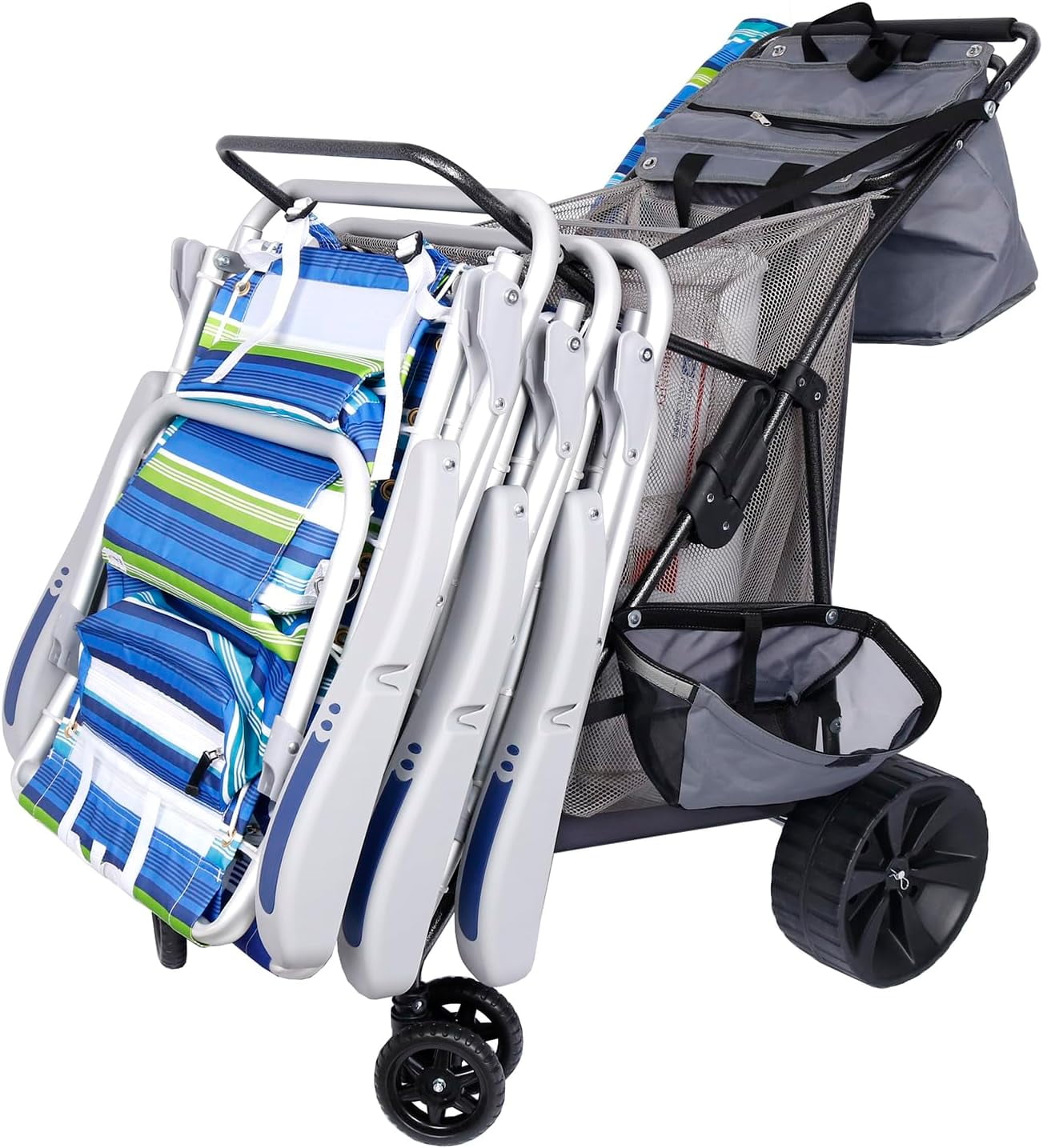 Ultimate Buggy Beach Cart with Big Wheels for Sand, Wide Wheel Wagon ...