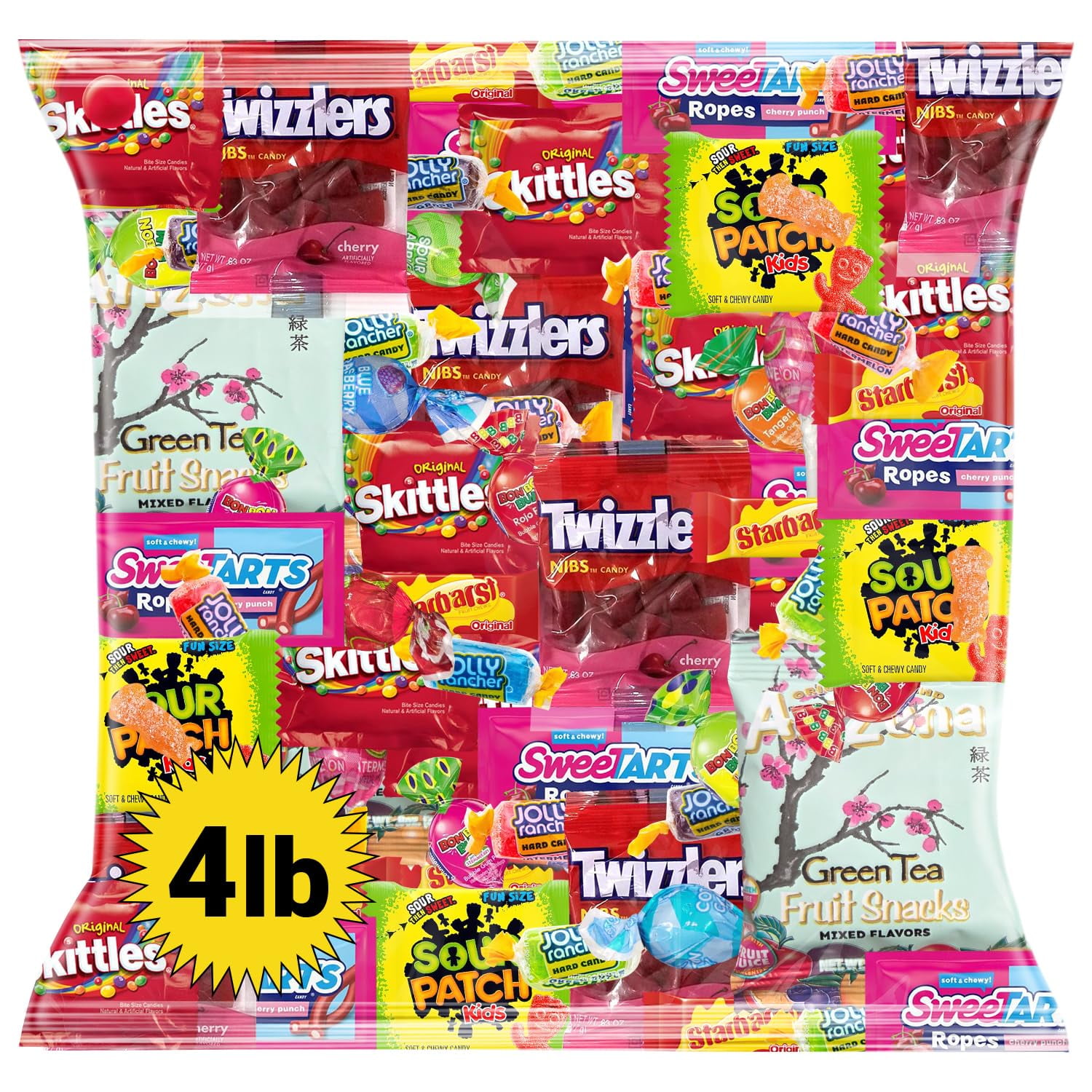 Ultimate Candy Variety Pack - MDA05 4 LB of Assorted Fruit-Flavored ...
