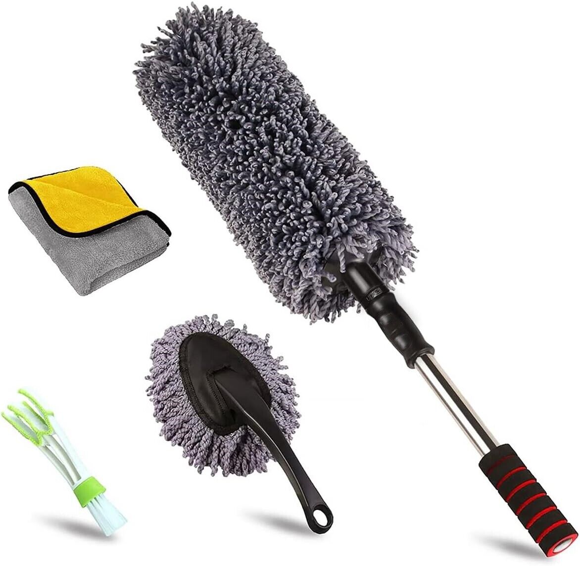 Ultimate Car Duster Kit With Cleaning Dashboard Brush Detailing ...