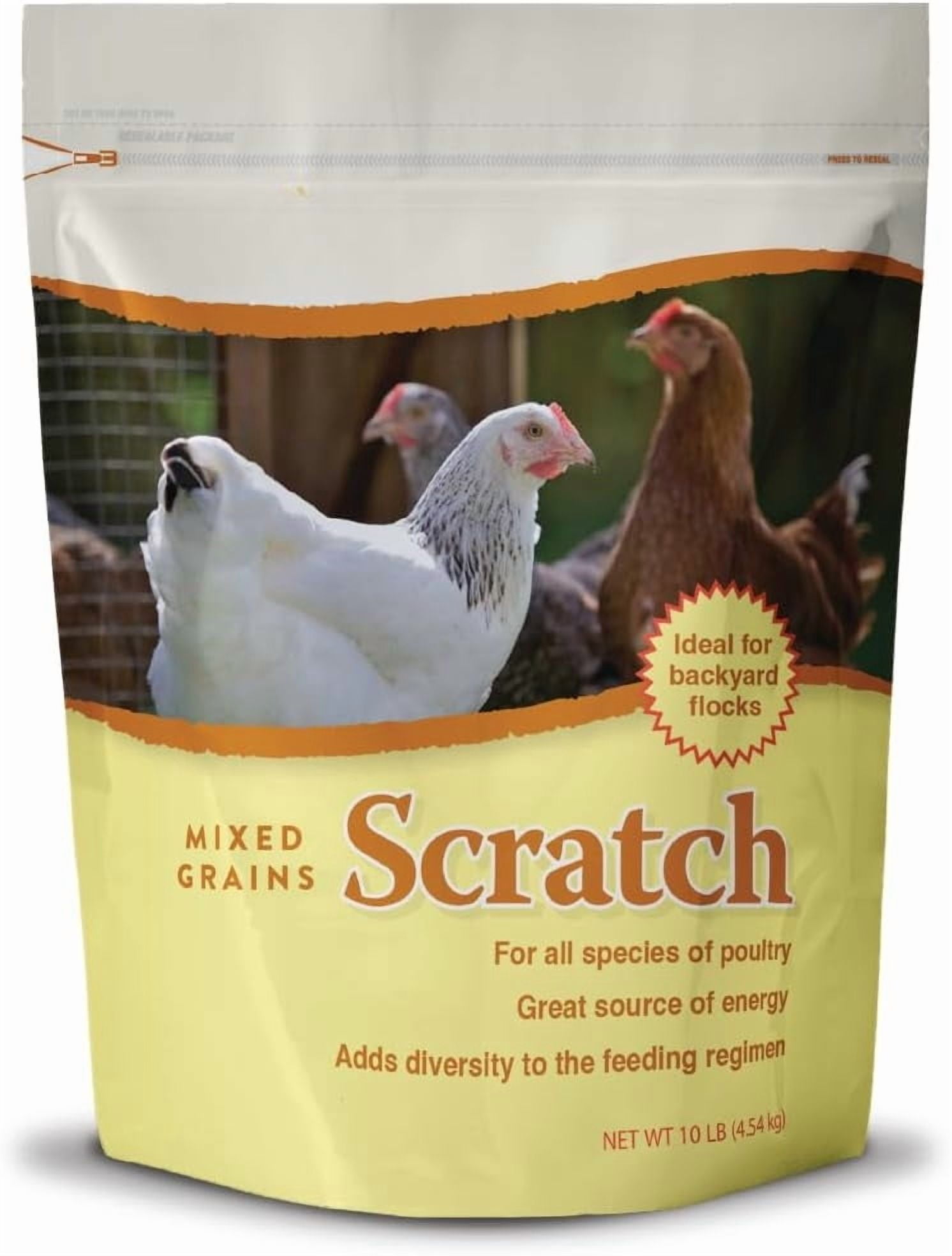 Ultimate Chicken Scratch Feed, Nutrient-Rich Scratch Grain Treat for ...