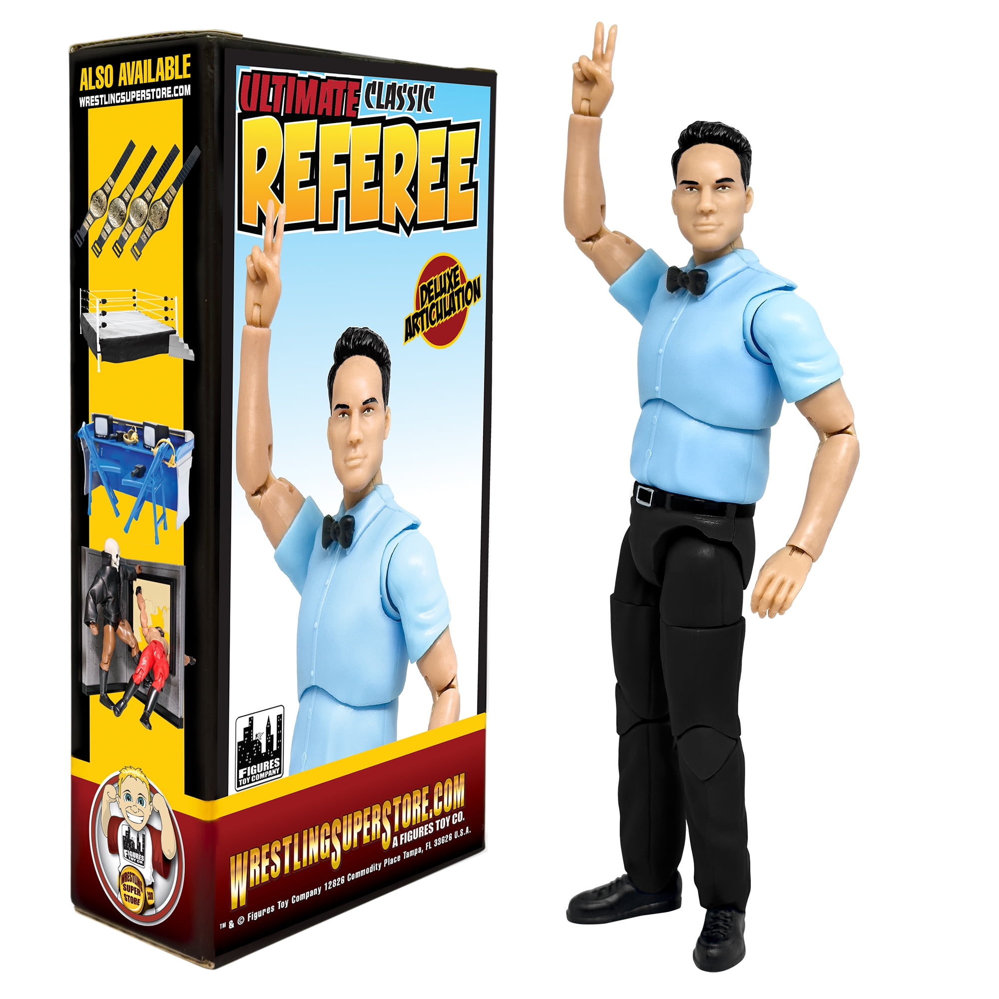 Ultimate Classic Referee With Deluxe Articulation for WWE & AEW ...