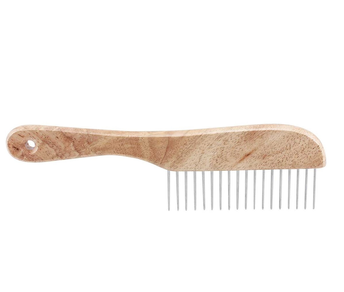 Ultimate Coarse Comb 9 1/2" With Wooden Handle Dog Professsional ...