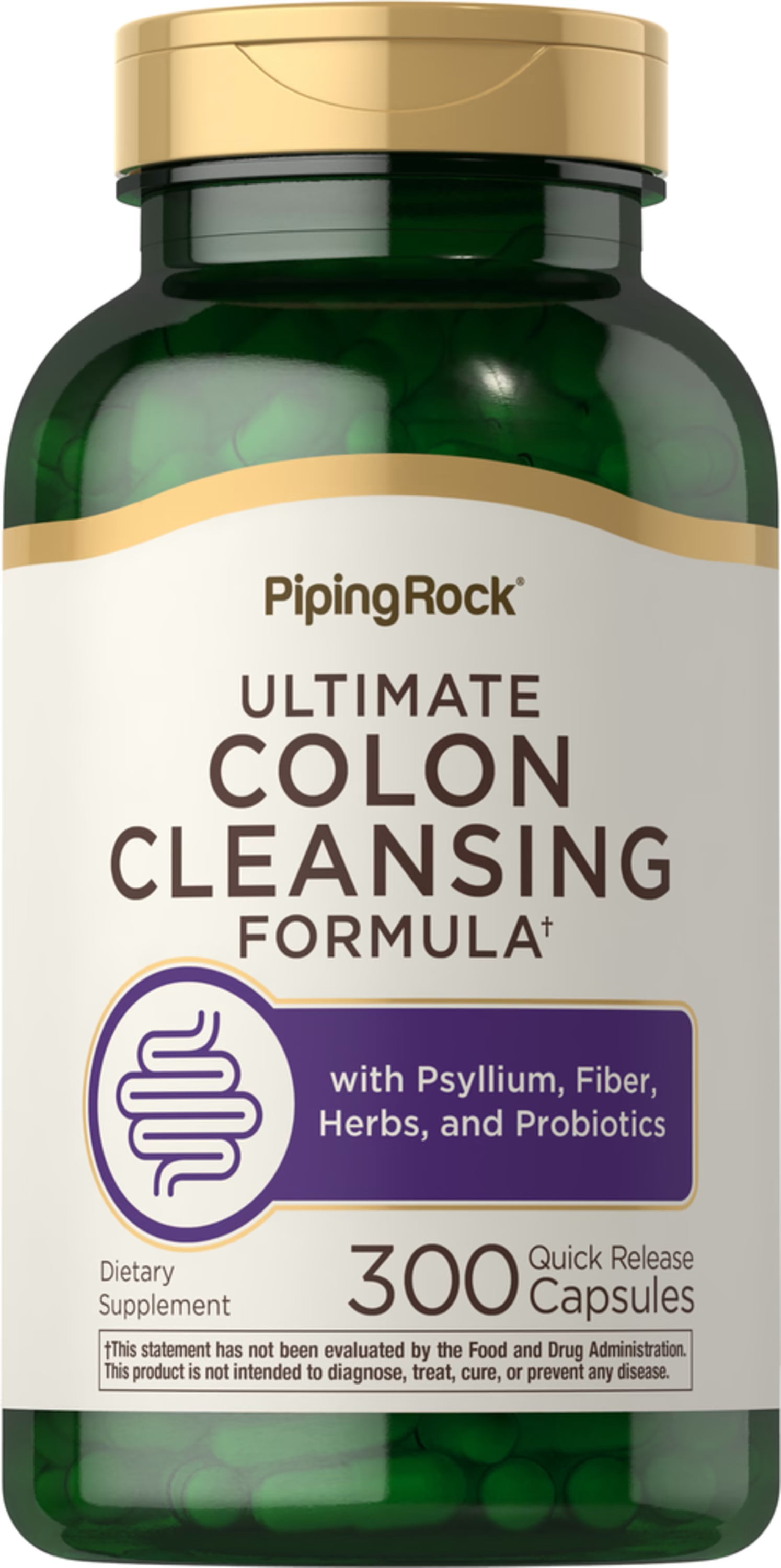 Ultimate Colon Cleanser | 300 Quick Release Capsules for Men and Women ...