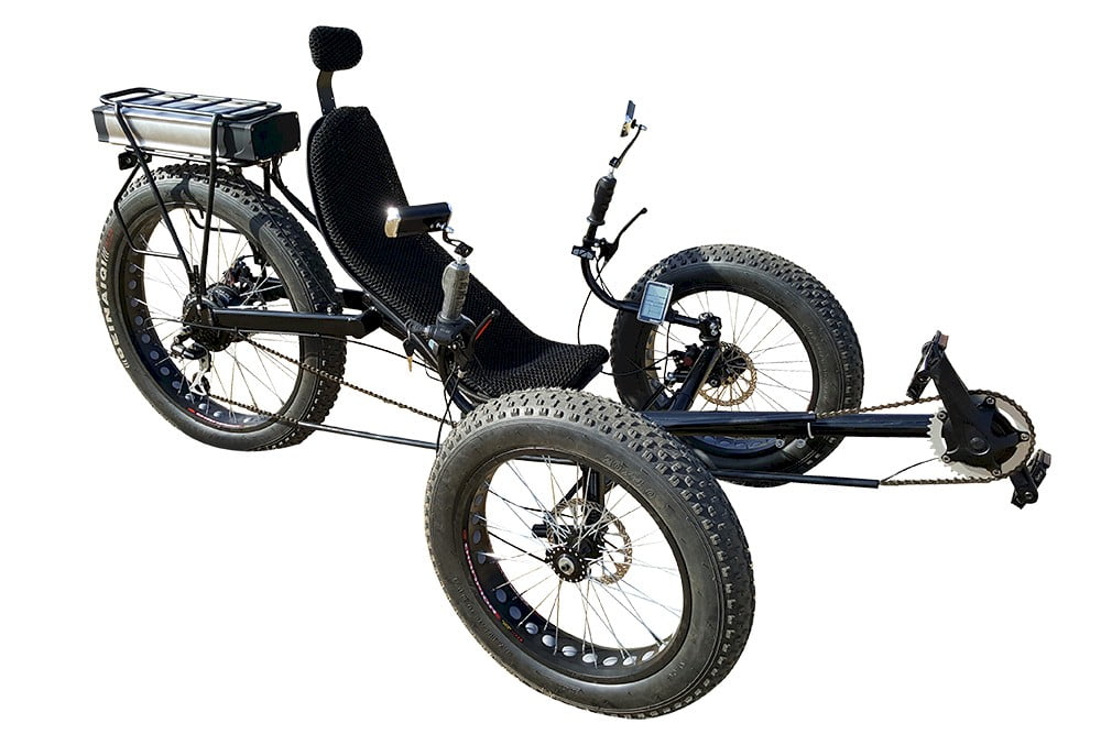 Ultimate Comfort: Foldable Electric Recumbent Trike with Fat Tires ...