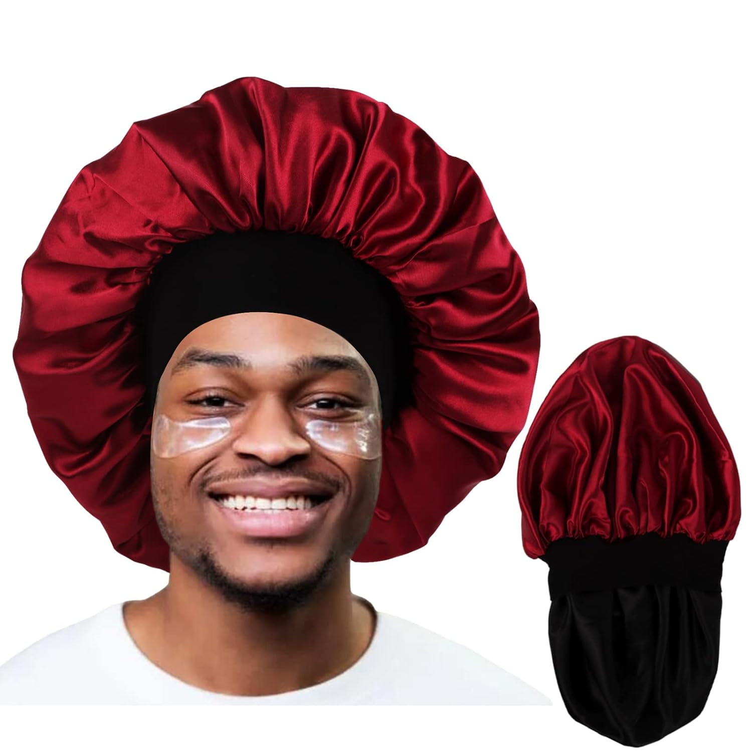 Ultimate Comfort Sleep Bonnet Silky Smooth Hair Protector for Men ...