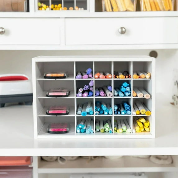 Ultimate Craft Storage Bundle - Tool Cubby, Paper Organizer & 24 Mini ...