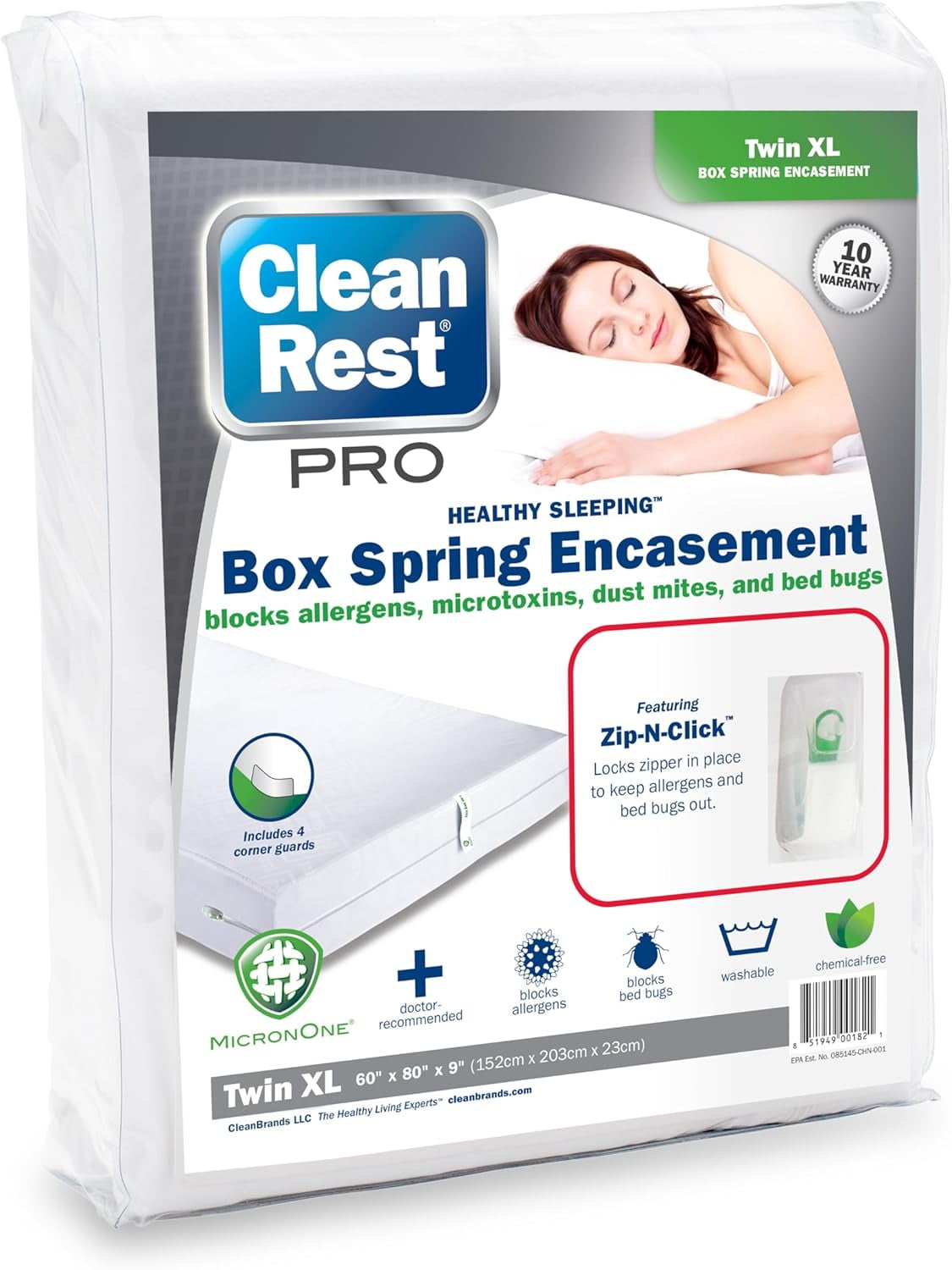 Ultimate Defense Box Spring Encasement By PRO - Protects Against ...