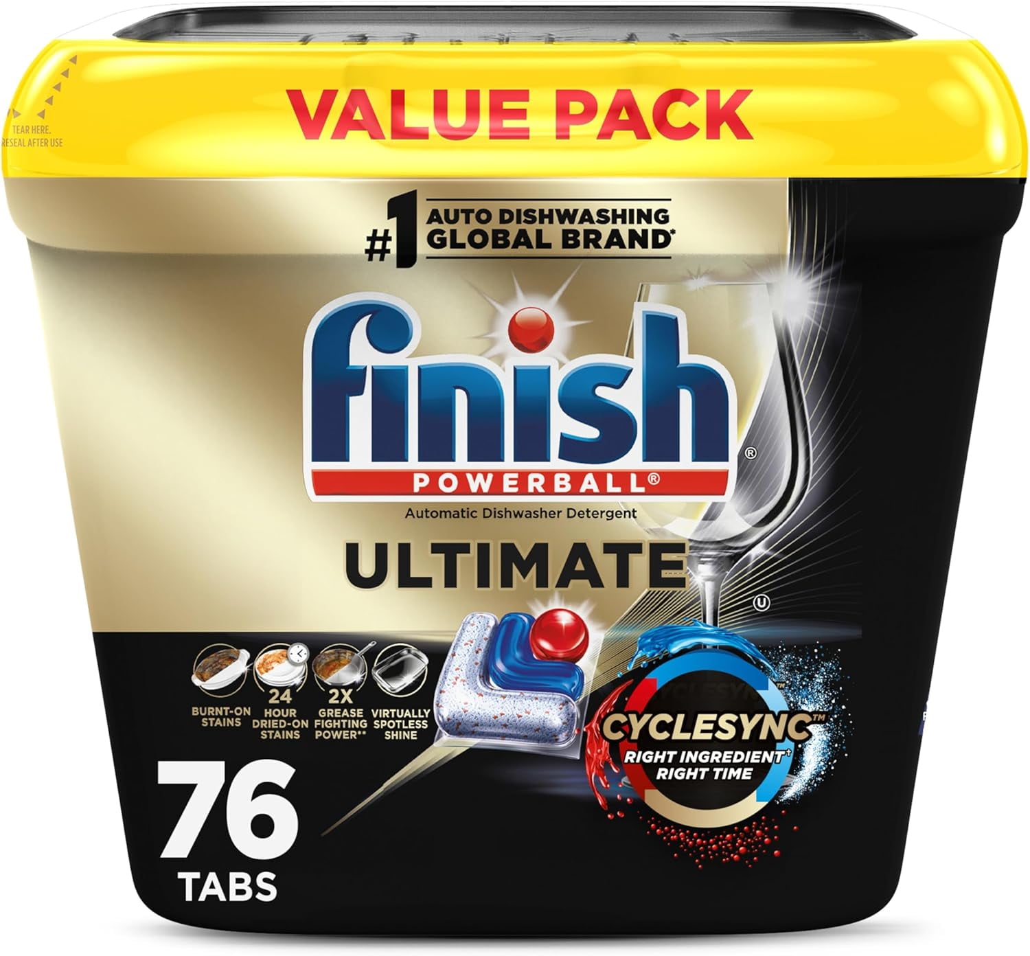 Ultimate Dishwasher Pods, No Pre-Rinse Dishwasher Detergent Soap ...