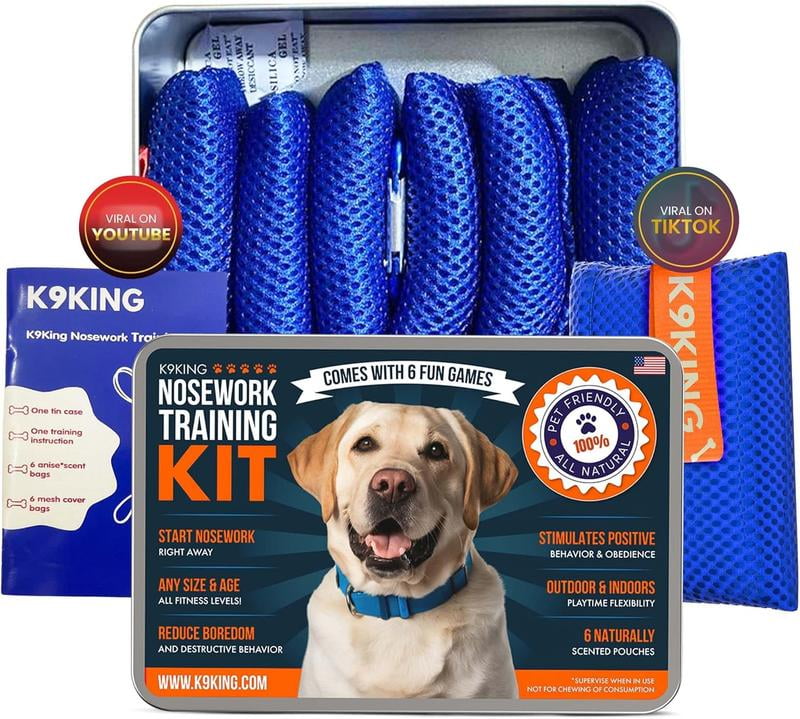 Ultimate Dog Scent Training Kit Metal Box - Enrichment Puzzle Toy for ...