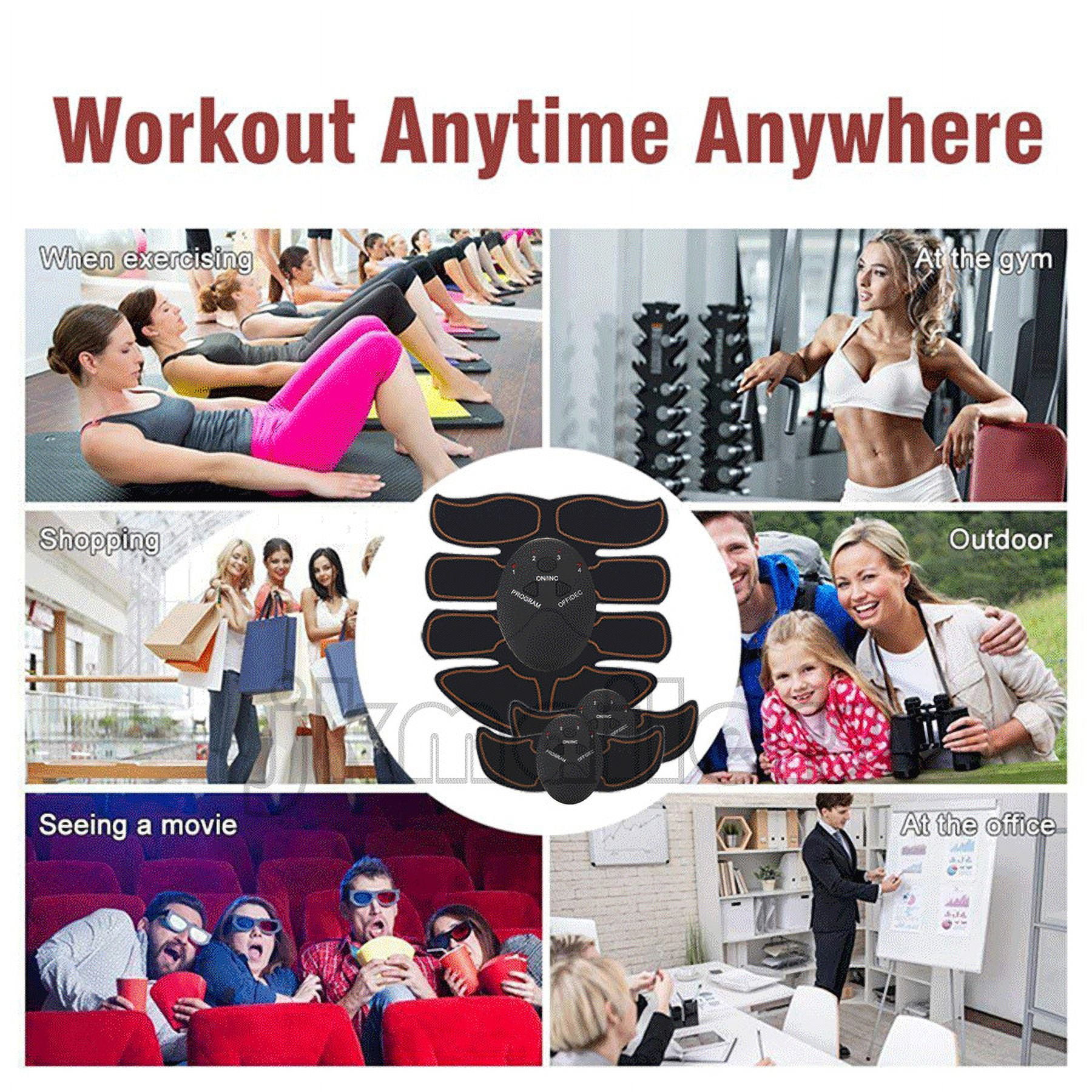 Ultimate EMS AB & Arms Muscle Simulator ABS Training Abdominal Trainer ...