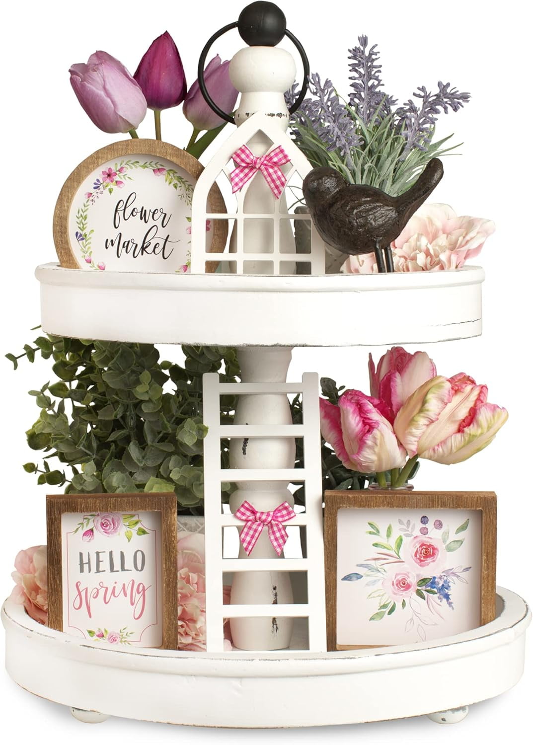 The Ultimate Farmhouse Tiered Tray Decor Set - Beautiful Year Round ...