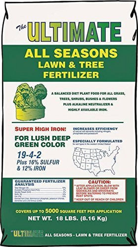 Ultimate Fertilizer 121 All-Season Outdoor Lawn & Tree Fertilizer for ...