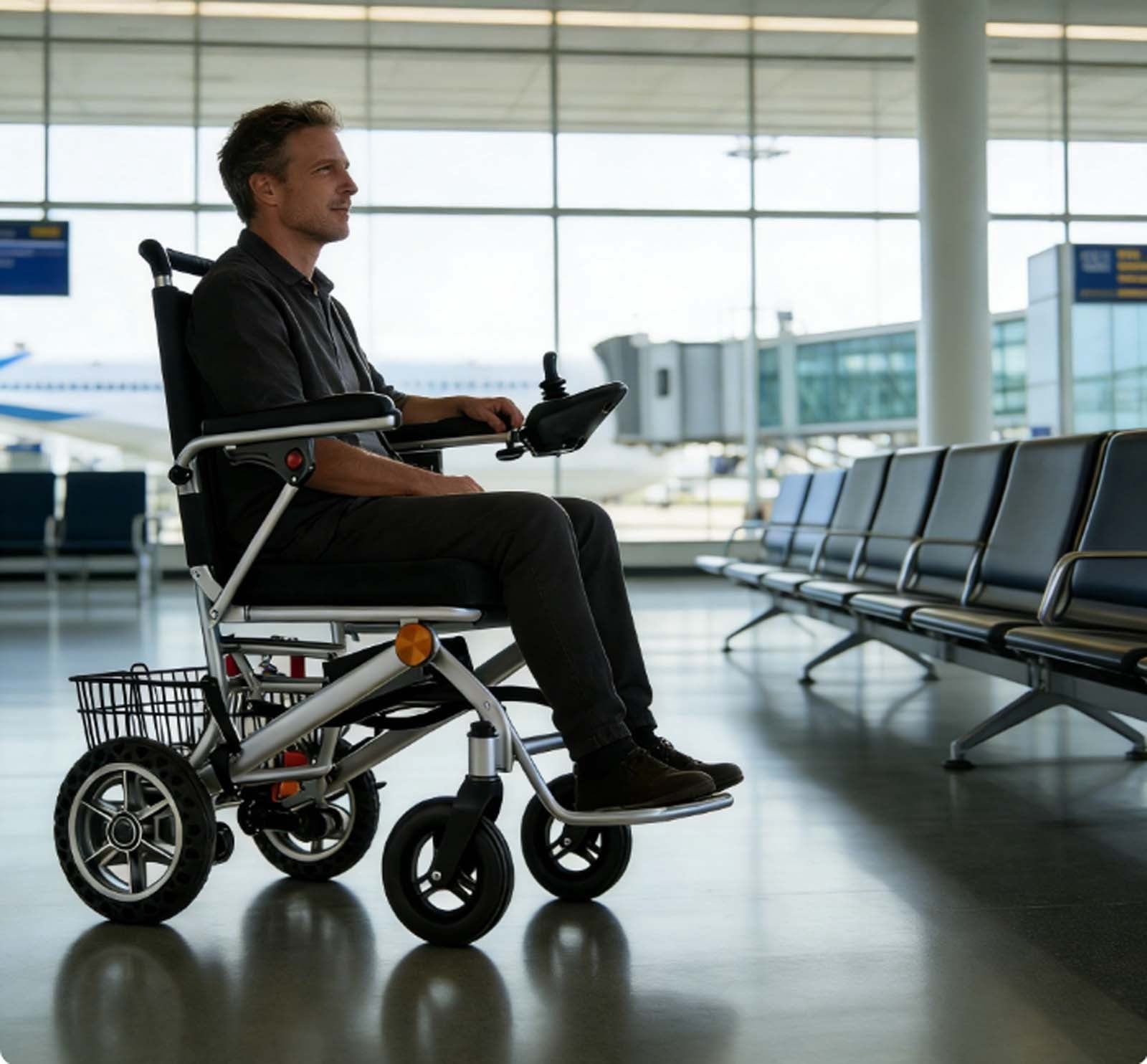 Ultimate Foldable Power Wheelchair for Travel - 500W All-Terrain ...