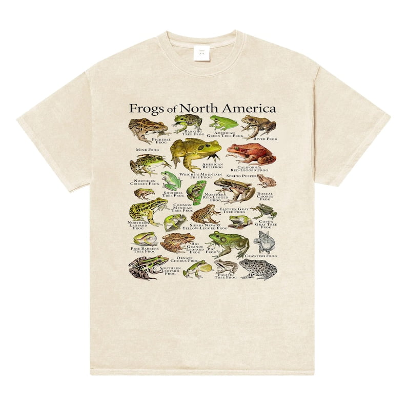 Ultimate Frog Guide shirt, Frogs of North America t-shirt, frog lover ...