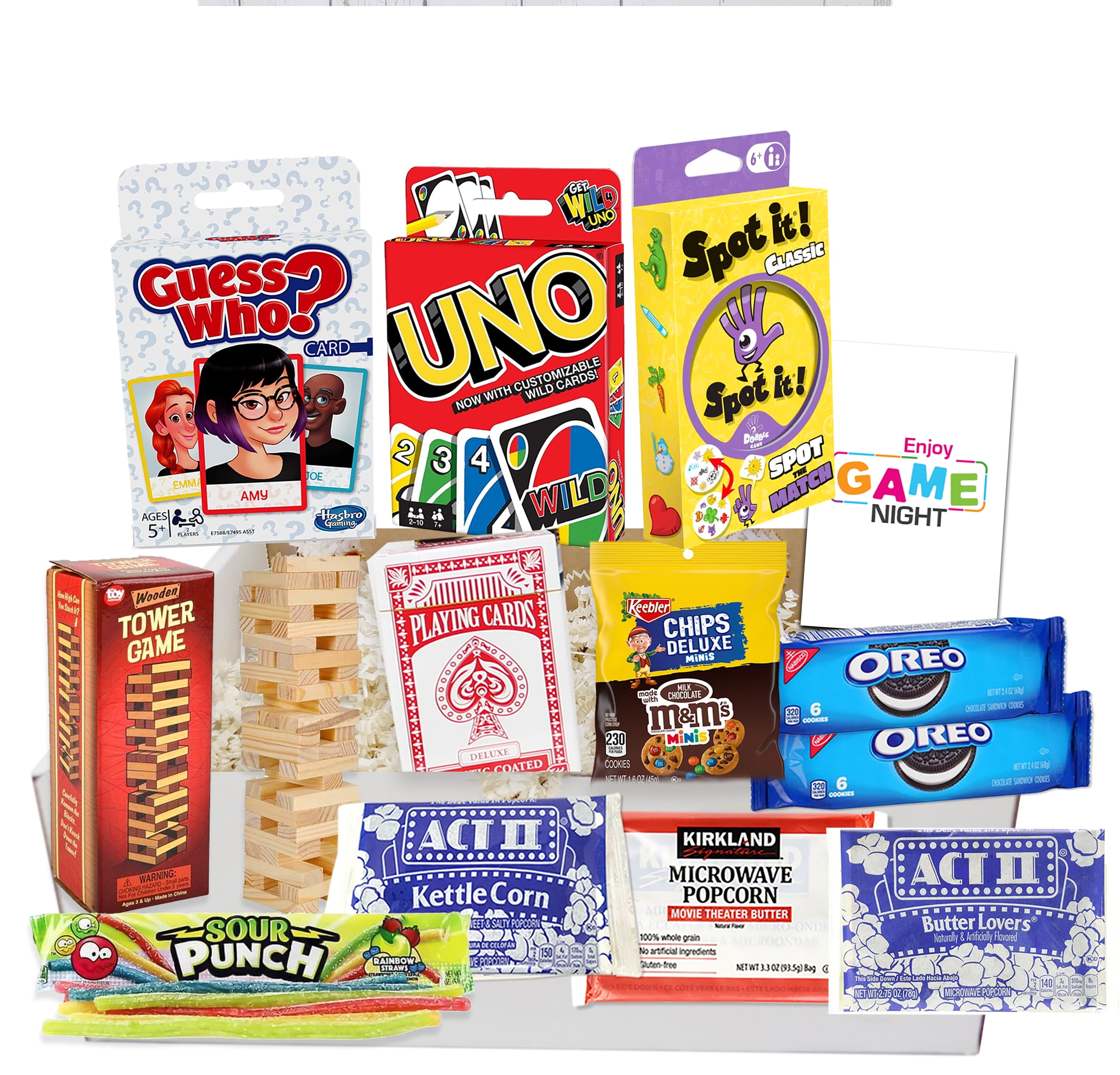 The Ultimate Game Night Gift Baskets for Family, Kids, Teens & Adults ...