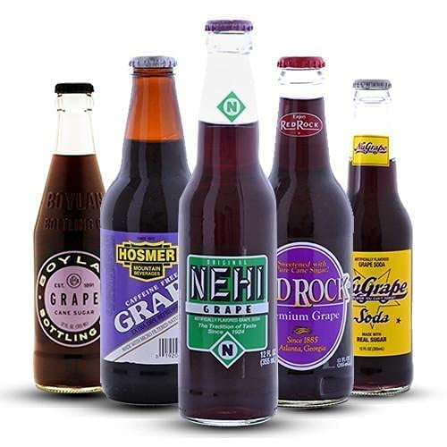 Ultimate Grape Soda Sampler - Premium Grape Soda Variety Mix Case ...