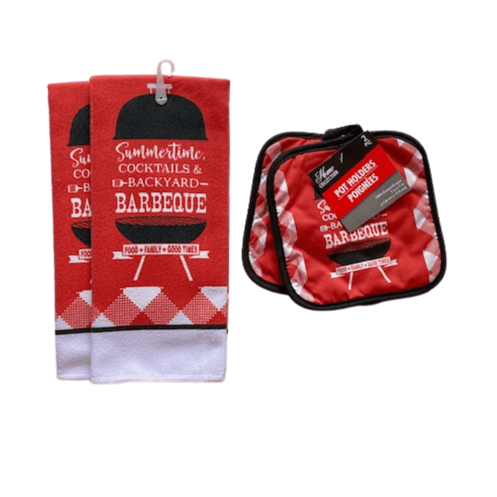 Ultimate Grill Towel & Potholder Set - Walmart.com