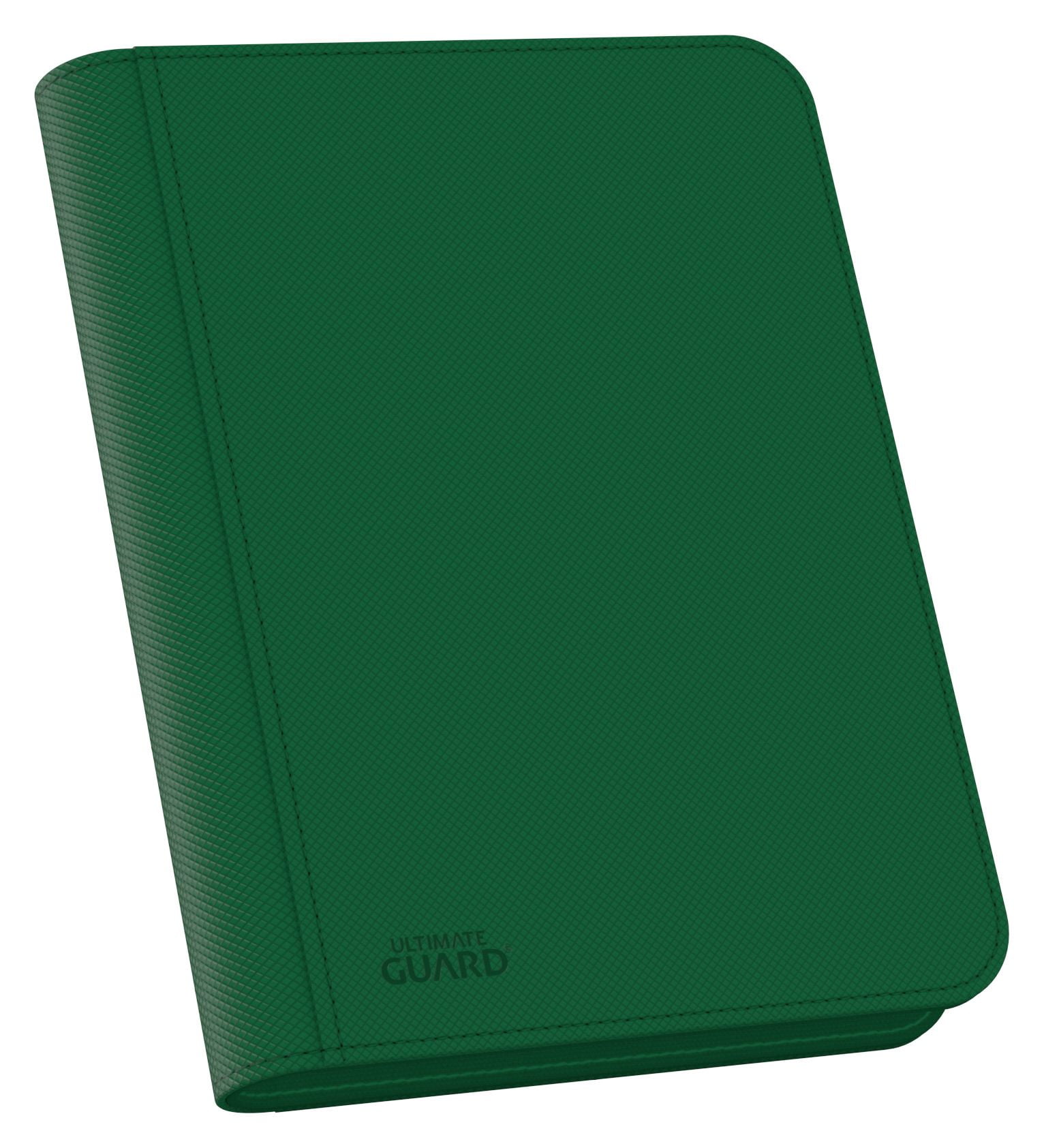 Ultimate Guard 4 Pocket Zipfolio Xenoskin Card Binder, Green - Walmart.com