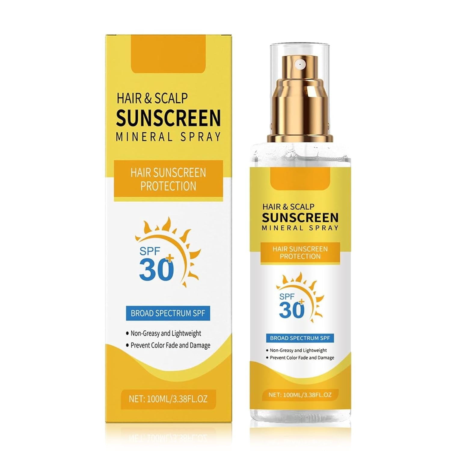 Ultimate Hair & Scalp Sunscreen Spray | Color-Safe UV Blocker For Dyed ...