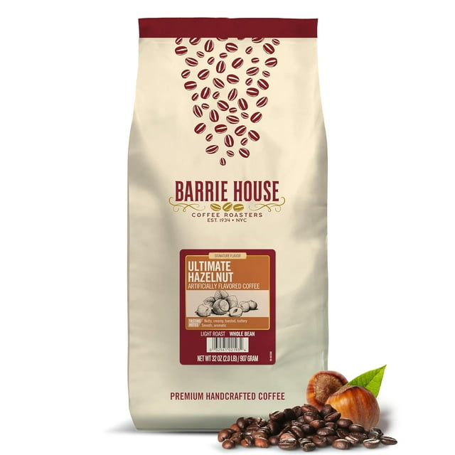 Ultimate Hazelnut Flavored Whole Bean Coffee | Toasted and Creamy | 2 ...