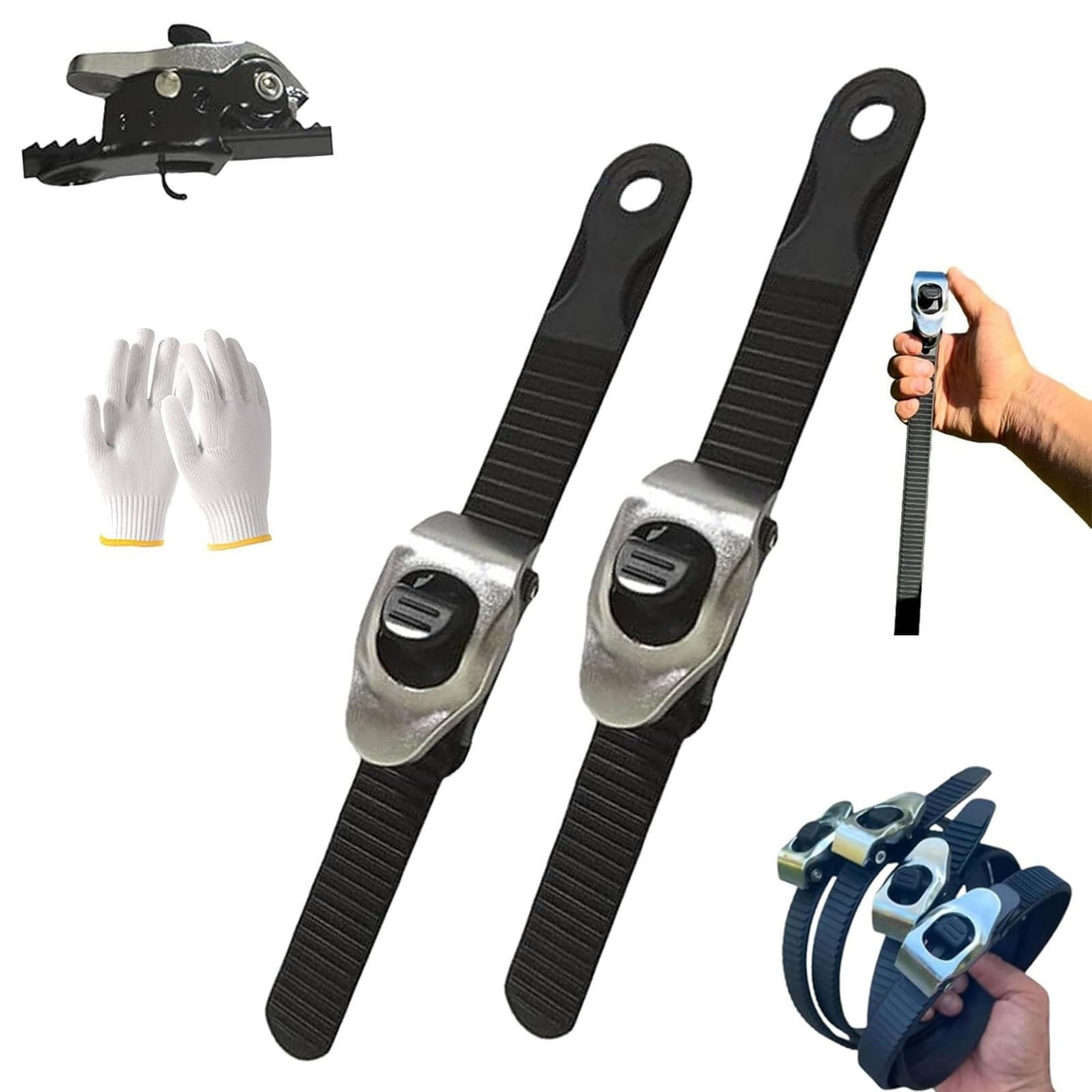 Ultimate Heavy-Duty Grip Lock Strap Adjustable & Reusable Ratchet ...