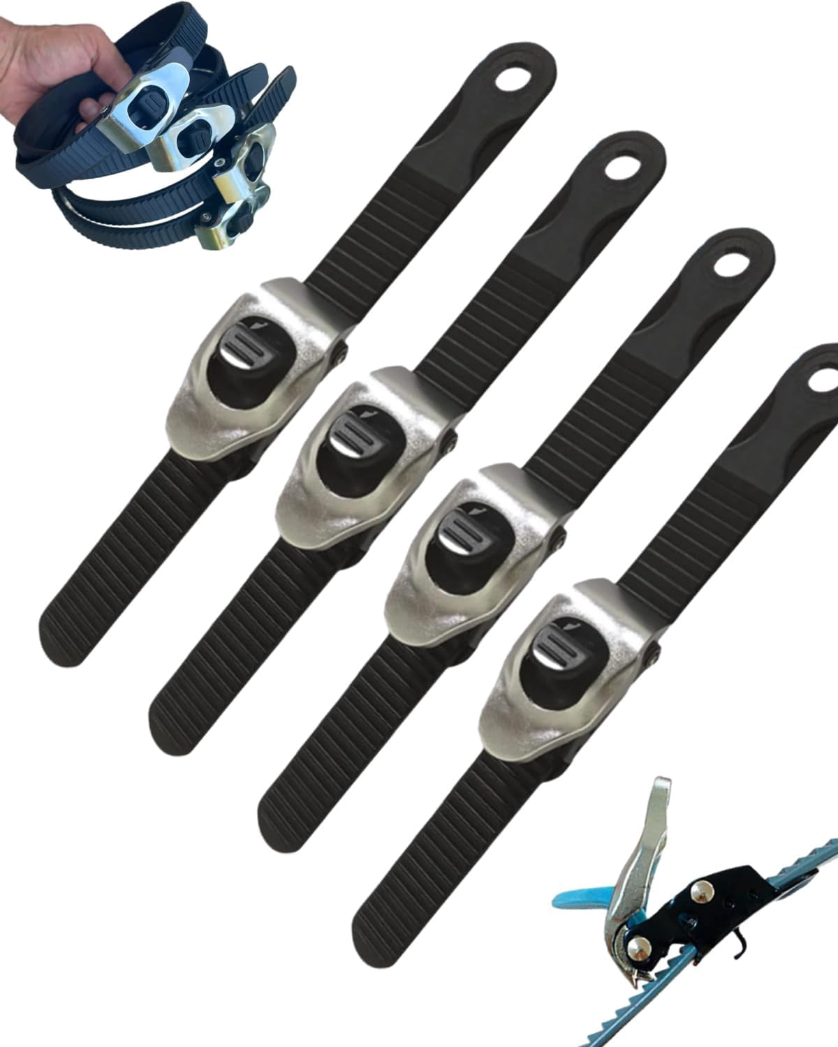 Ultimate Heavy-Duty Grip Lock Strap, Connectable Multipurpos Ratchet ...