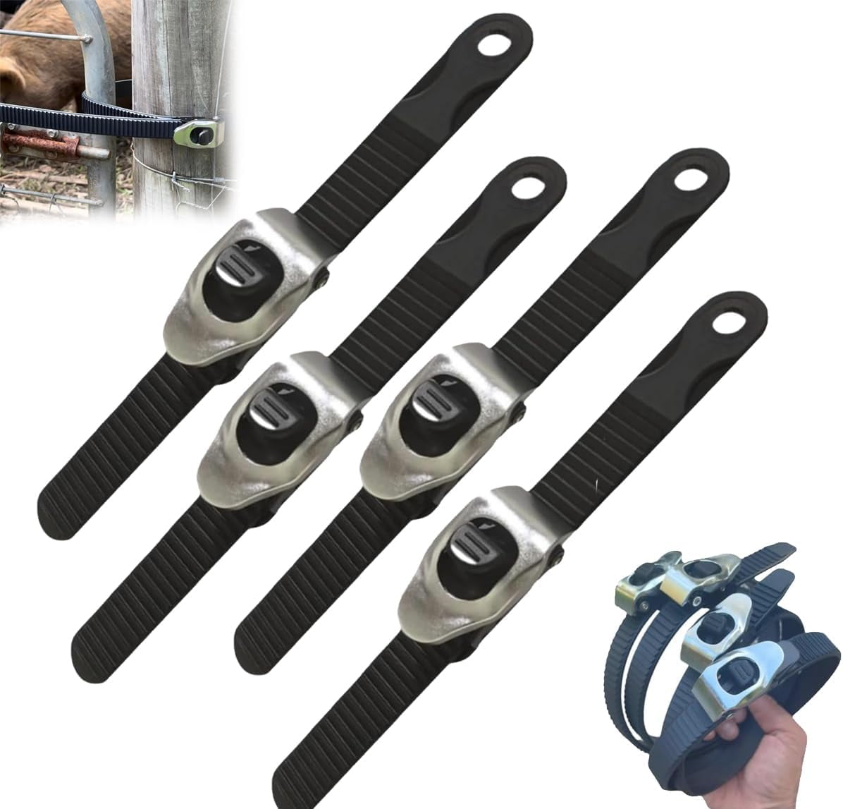 Ultimate Heavy-Duty Grip Lock Strap,Multipurpos Adjustable Metal ...