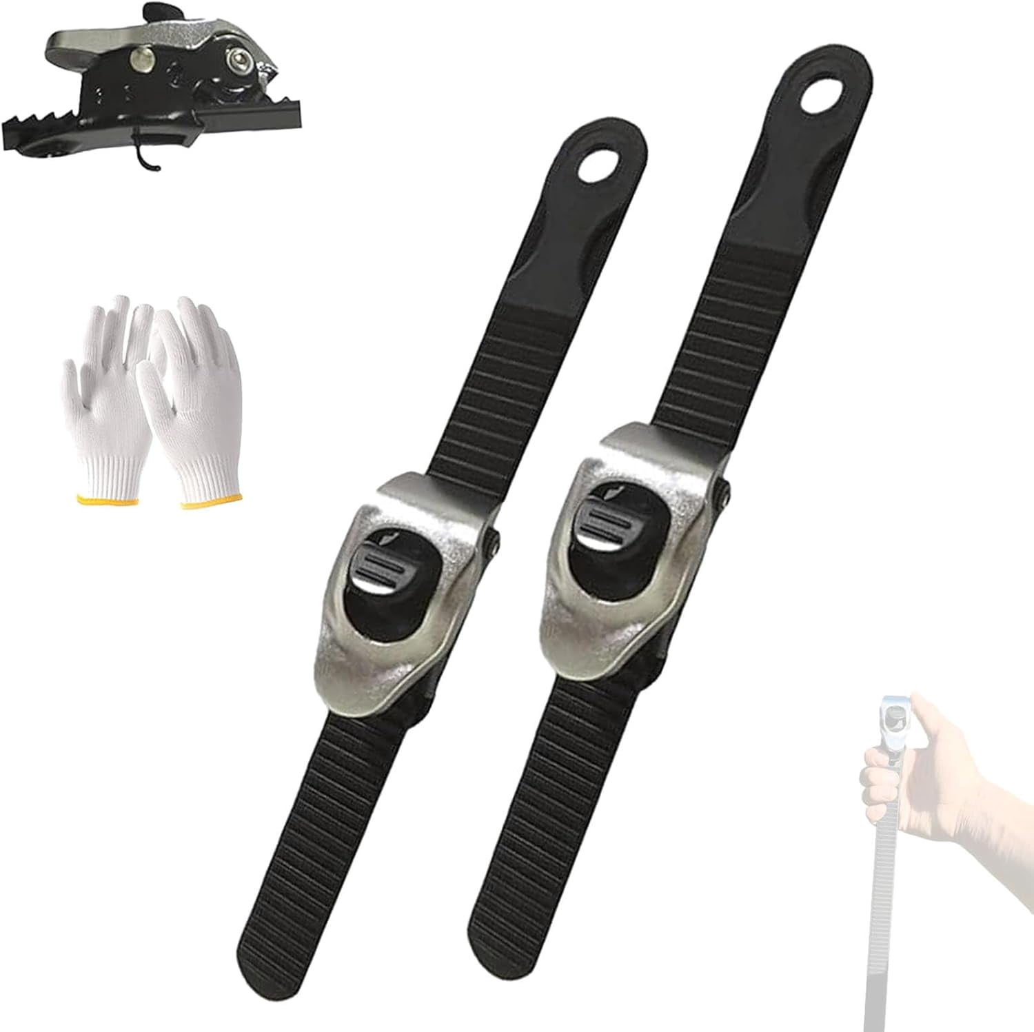 Ultimate Heavy-Duty Grip Lock Strap, Reusable Ratchet Straps Heavy Duty ...
