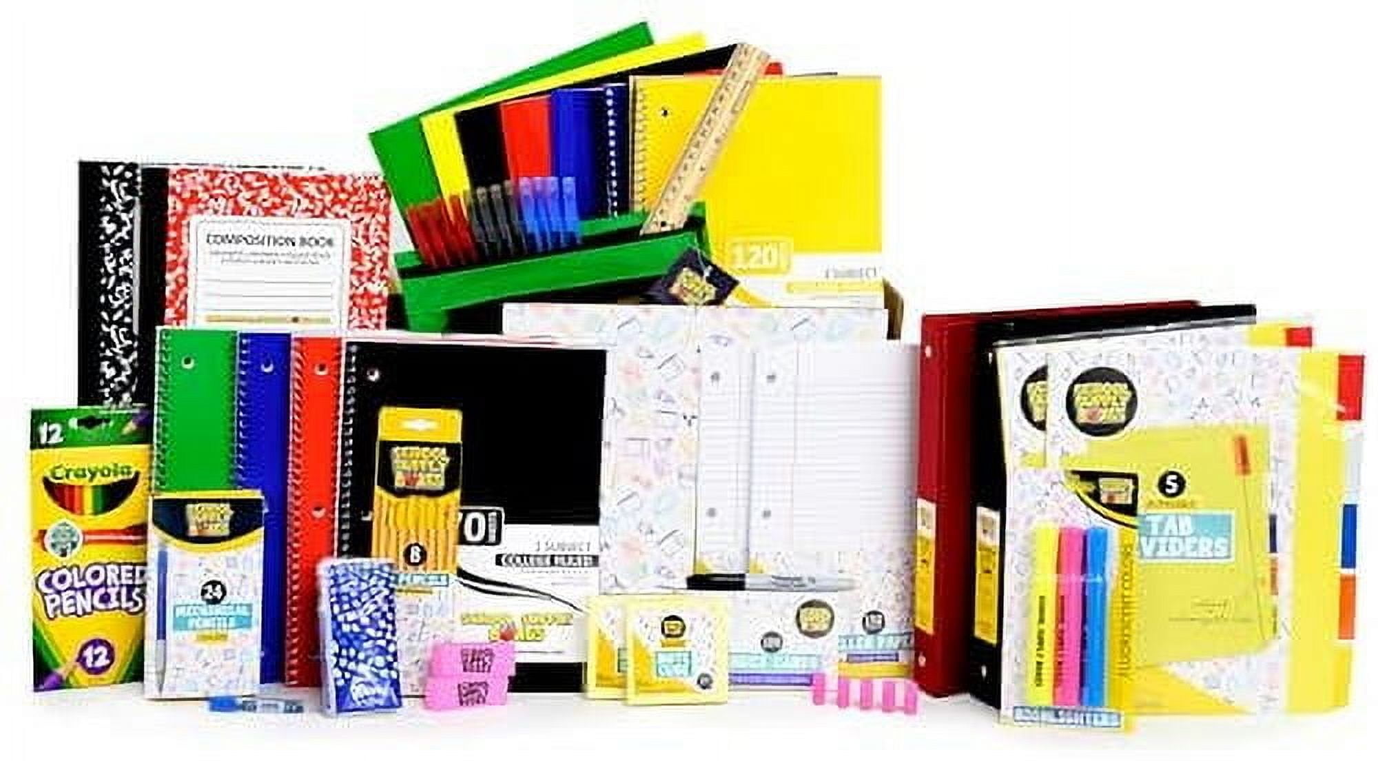 School Supply Boxes - Ultimate Student's Kit for High School & College ...