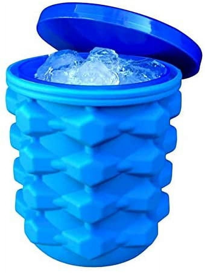 The Ultimate Ice Cube Maker Silicone Bucket With Lid Makes Small Size ...