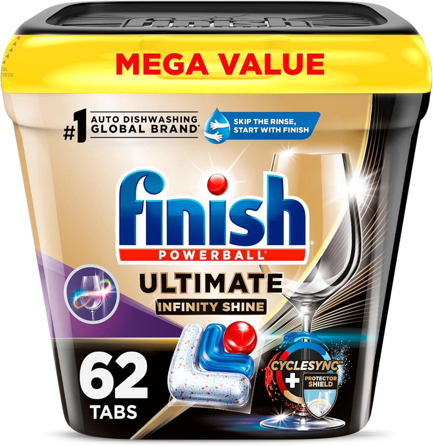 Ultimate Infinity Shine Dishwasher Pods, No Pre-Rinse Dishwasher ...