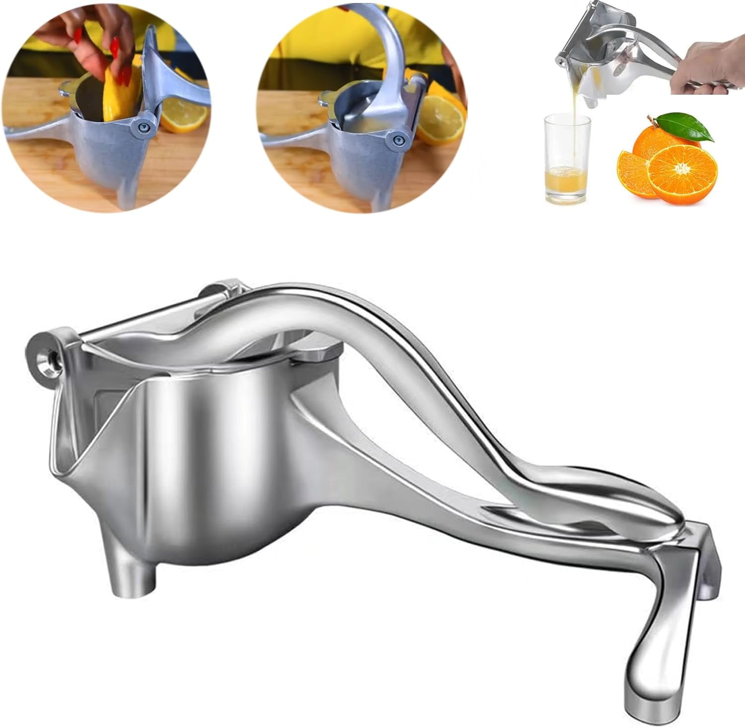 Ultimate Juice Squeezer, Stainless Steel Juice Press,DXYQK Hand Press Juicer Manual, Juice ...