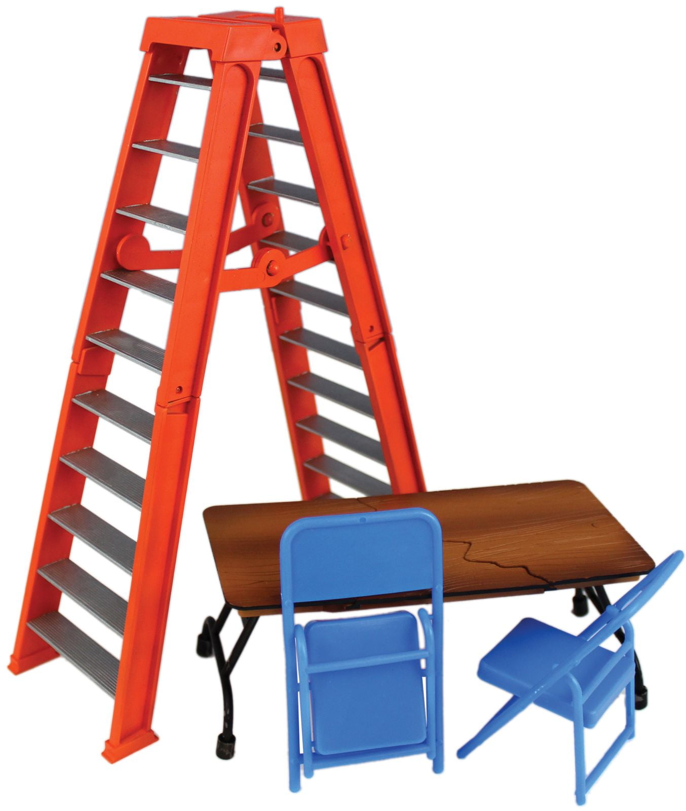 Ringside Collectibles Exclusive Ultimate Ladder & Table Playset (Orange ...