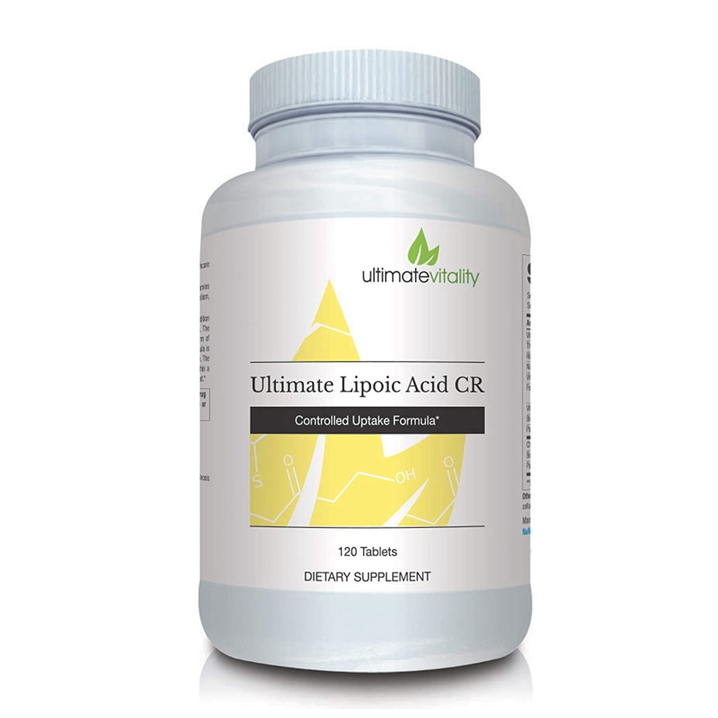 Ultimate Lipoic Acid CR - 120 Vegetarian Capsules - Walmart.com