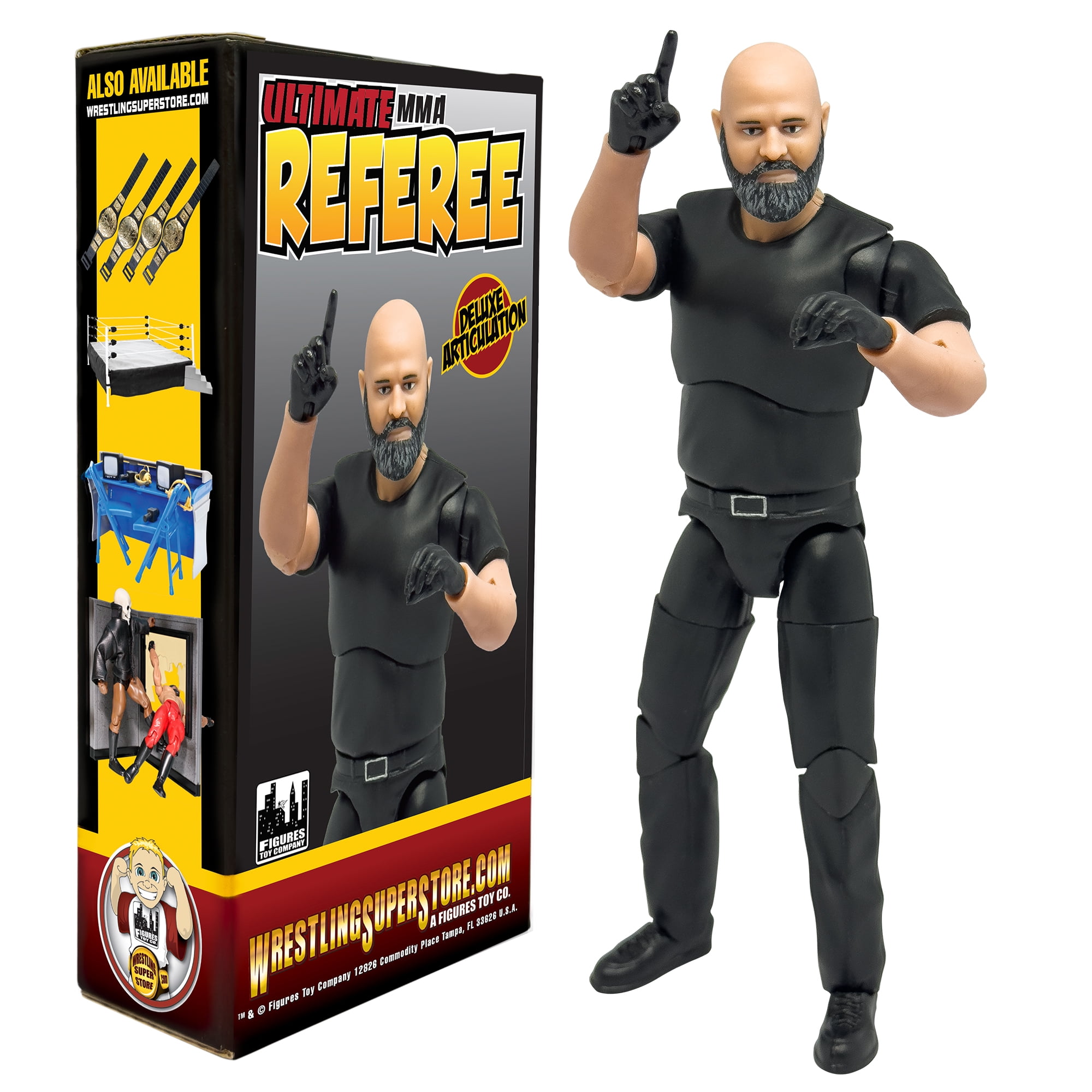 Ultimate MMA Referee With Deluxe Articulation for UFC MMA Action ...
