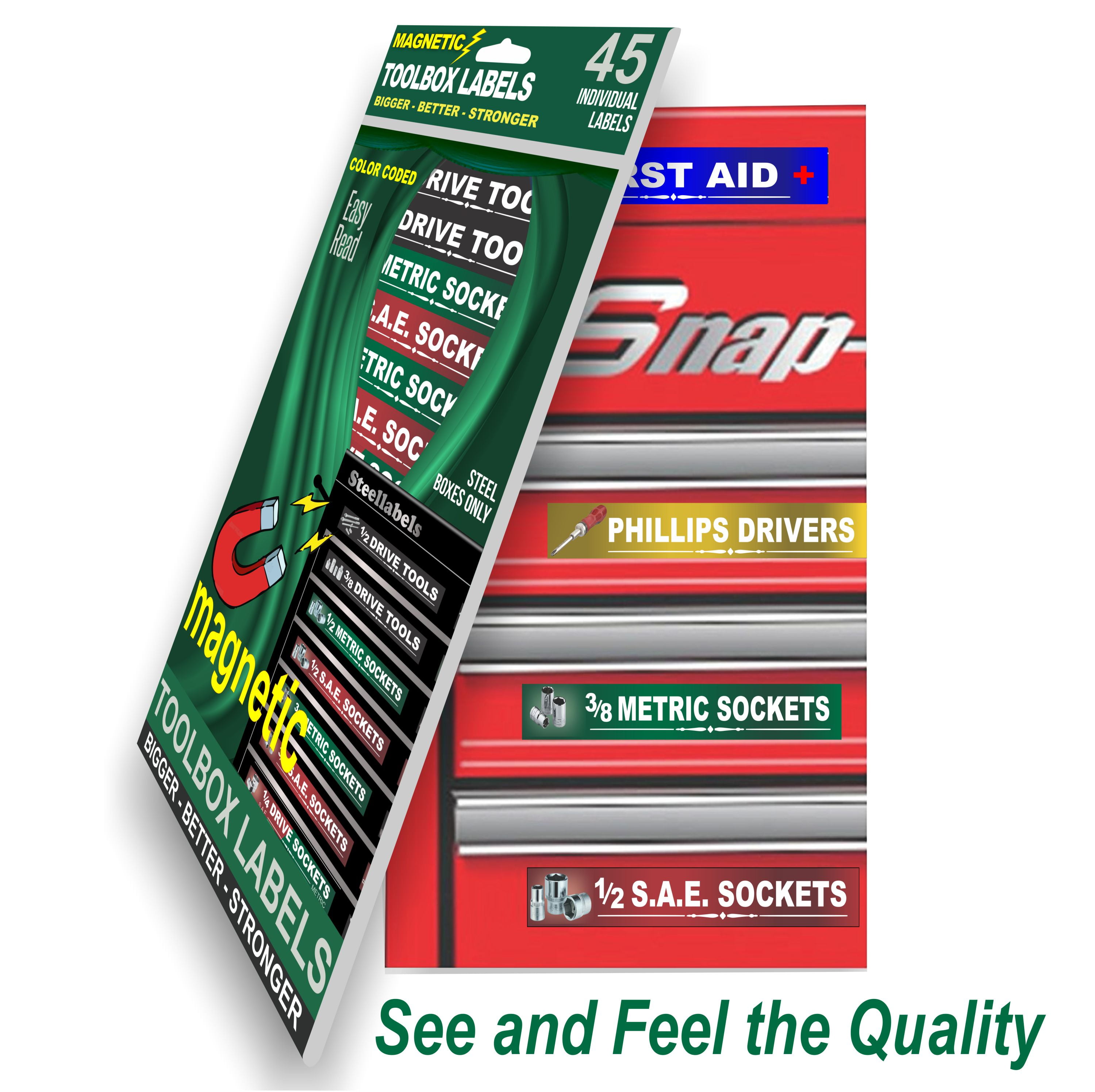 Ultimate Magnetic Toolbox Label - Walmart.com