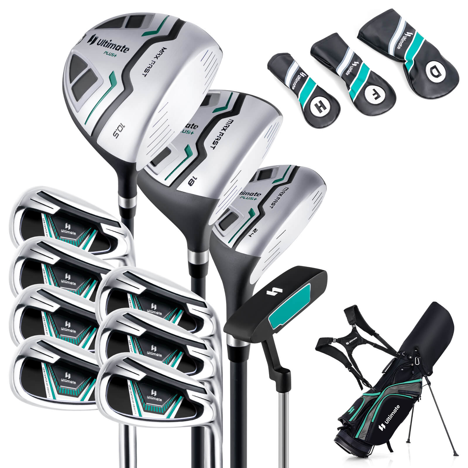 Prosimmon Golf V7 Wood Set, Driver, Fairway and Hybrid, Mens Right Hand ...