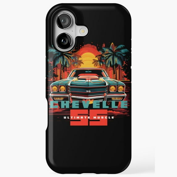 Ultimate Muscle Chevelle SS Iconic Classic Artwork with iPhone 17 to 11 ...