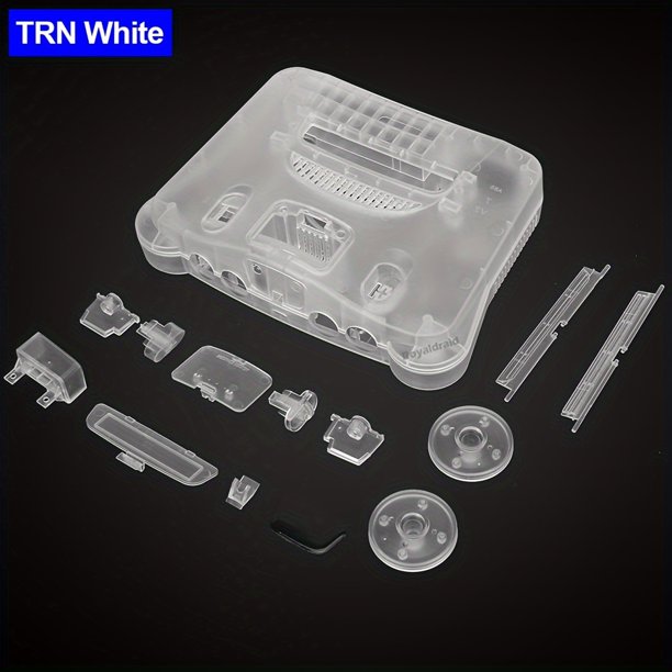 Ultimate N64 Makeover Kit: Transparent Shell, Buttons, Screws - No ...