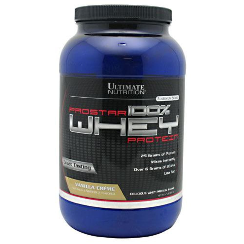 Ultimate Nutrition PROSTAR 100% Whey Protein Powder 2 lbs - Vanilla ...