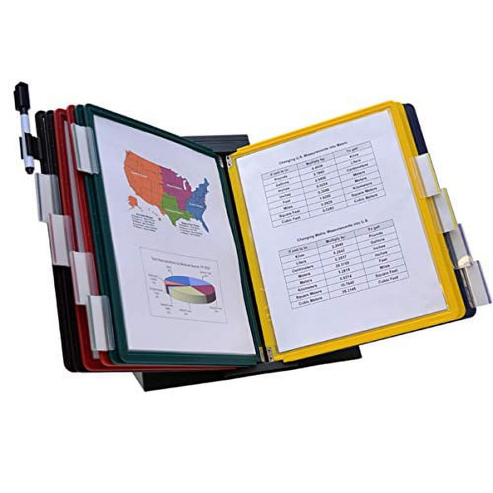 Ultimate Office DocuMate 10-Pocket Desk Reference Organizer with ...