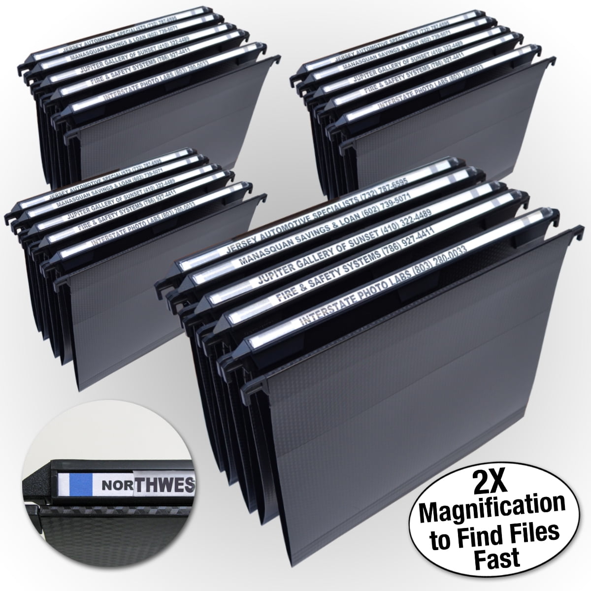 Ultimate Office MagniFile™ Hanging File Folders V Base Letter Size with ...