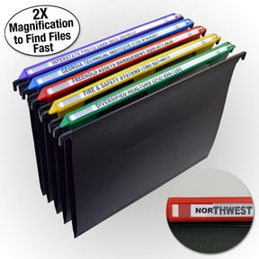 Ultimate Office MagniFile™ Hanging File Folders (Black, 2" Box Base ...