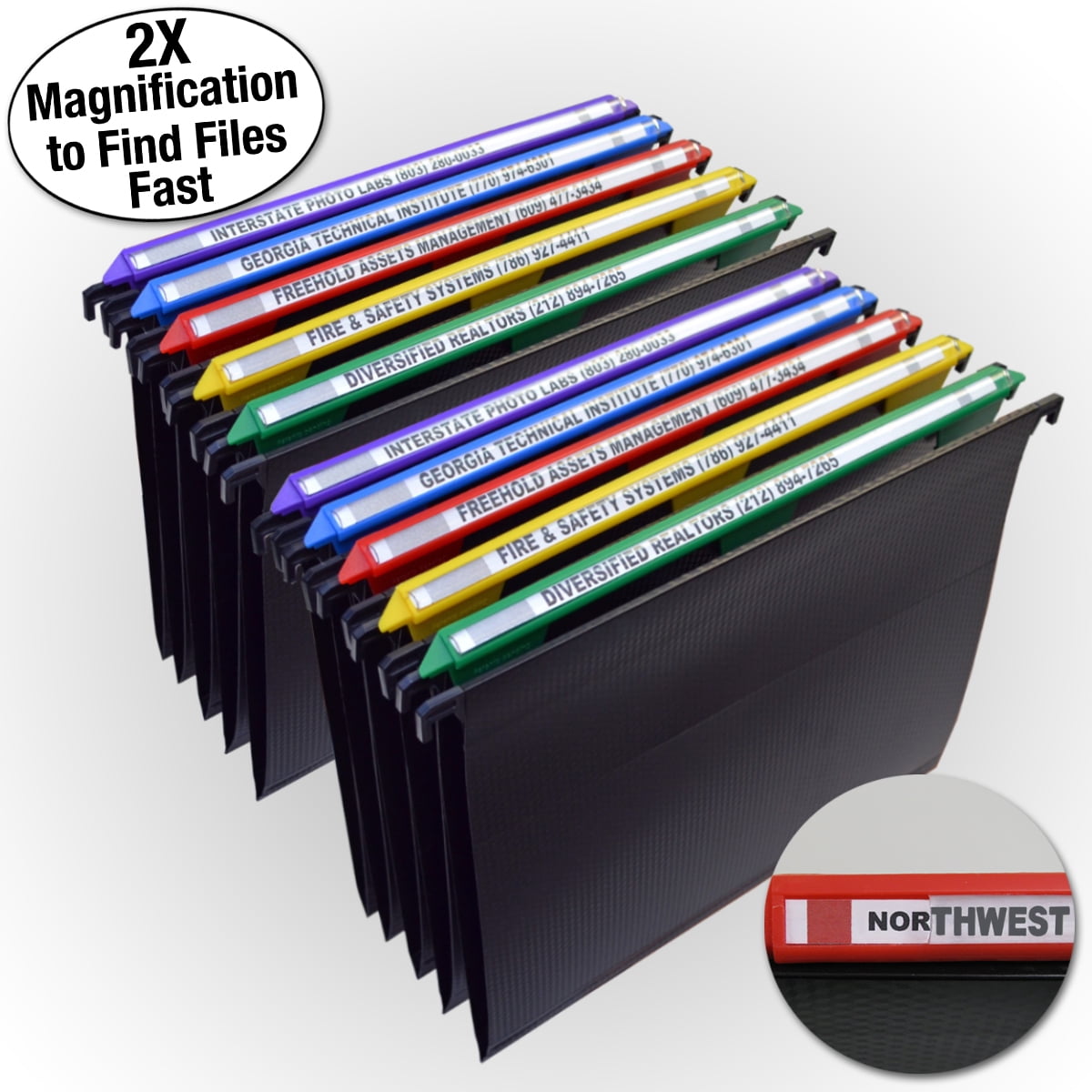 Ultimate Office MagniFile™ Hanging File Folders V Base Letter Size with ...