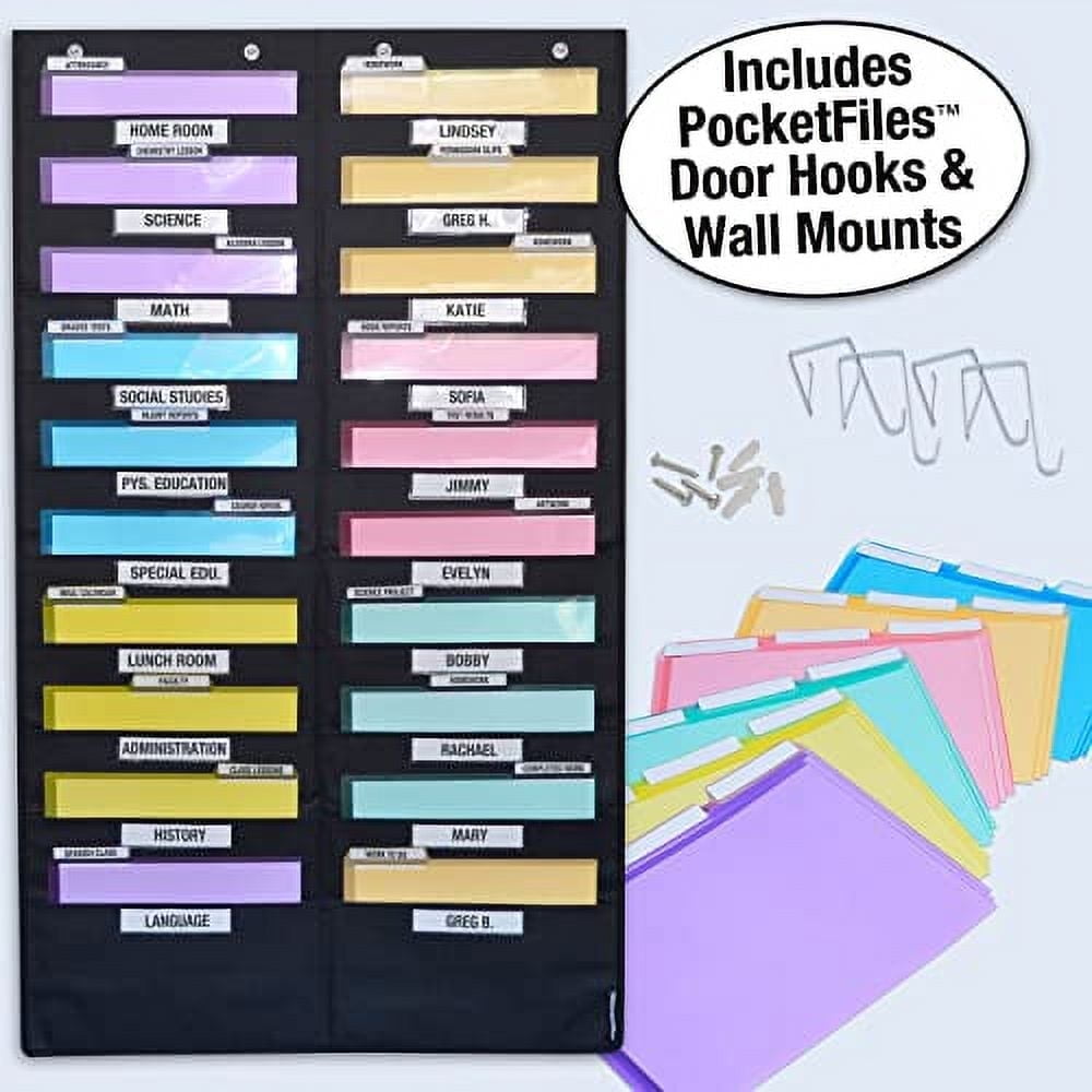 Ultimate Office WalMaster™ 20-Pocket Wall Chart Filing System WITH ...