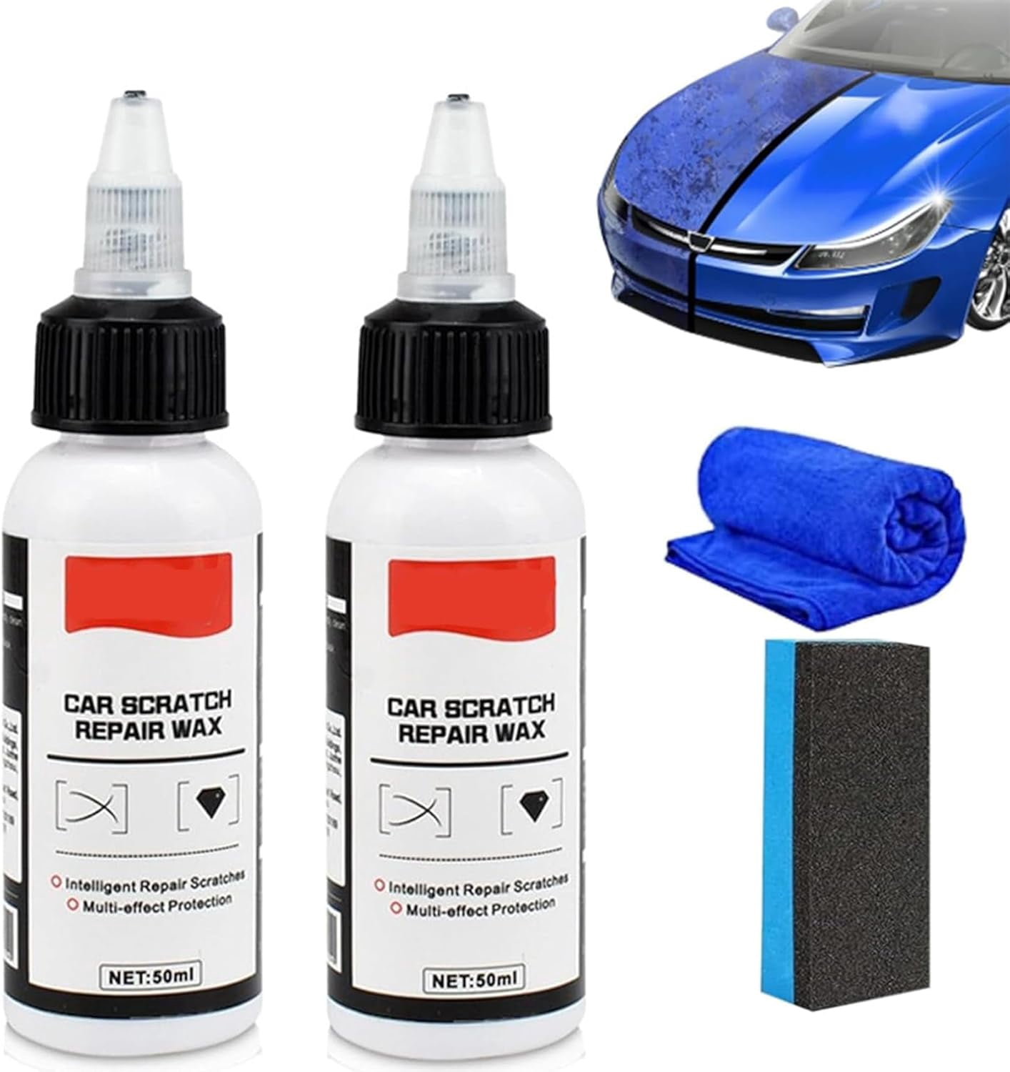Ultimate Paint Restorer, 2025 New Odalit Car Scratch Repair Wax, Car ...