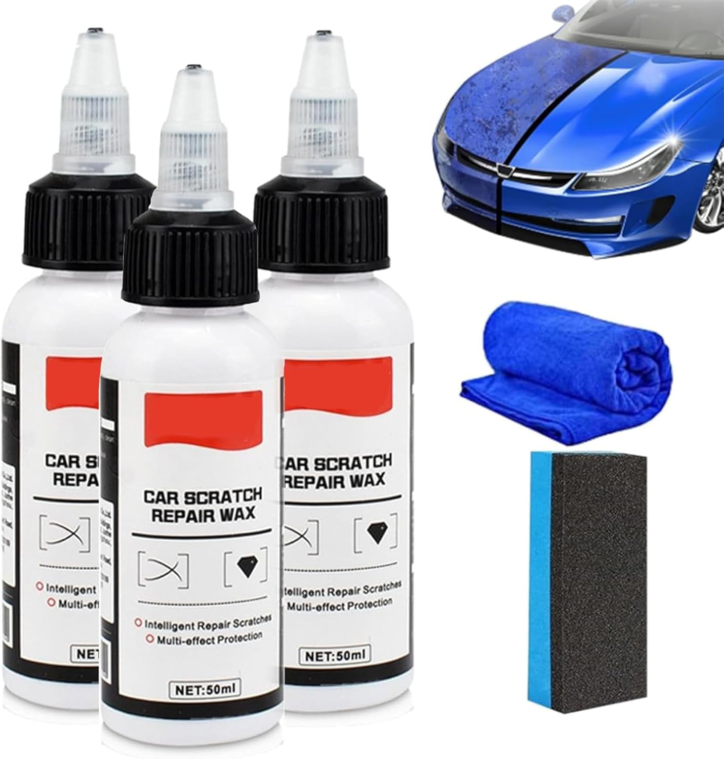 Ultimate Paint Restorer, 2025 New Odalit Car Scratch Repair Wax, Car ...