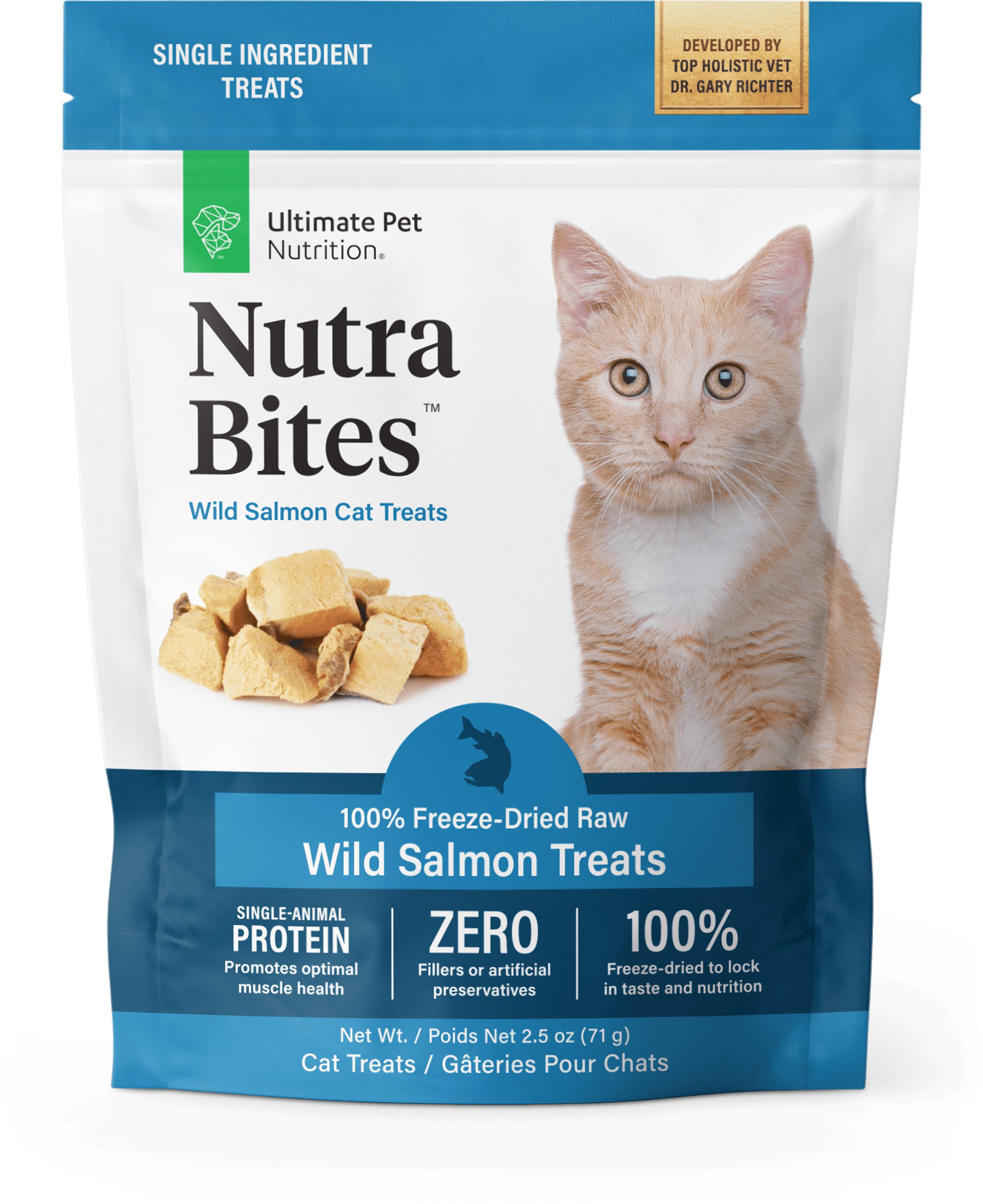 Ultimate Pet Nutrition Nutra Bites Wild Salmon for Cats - Walmart.com